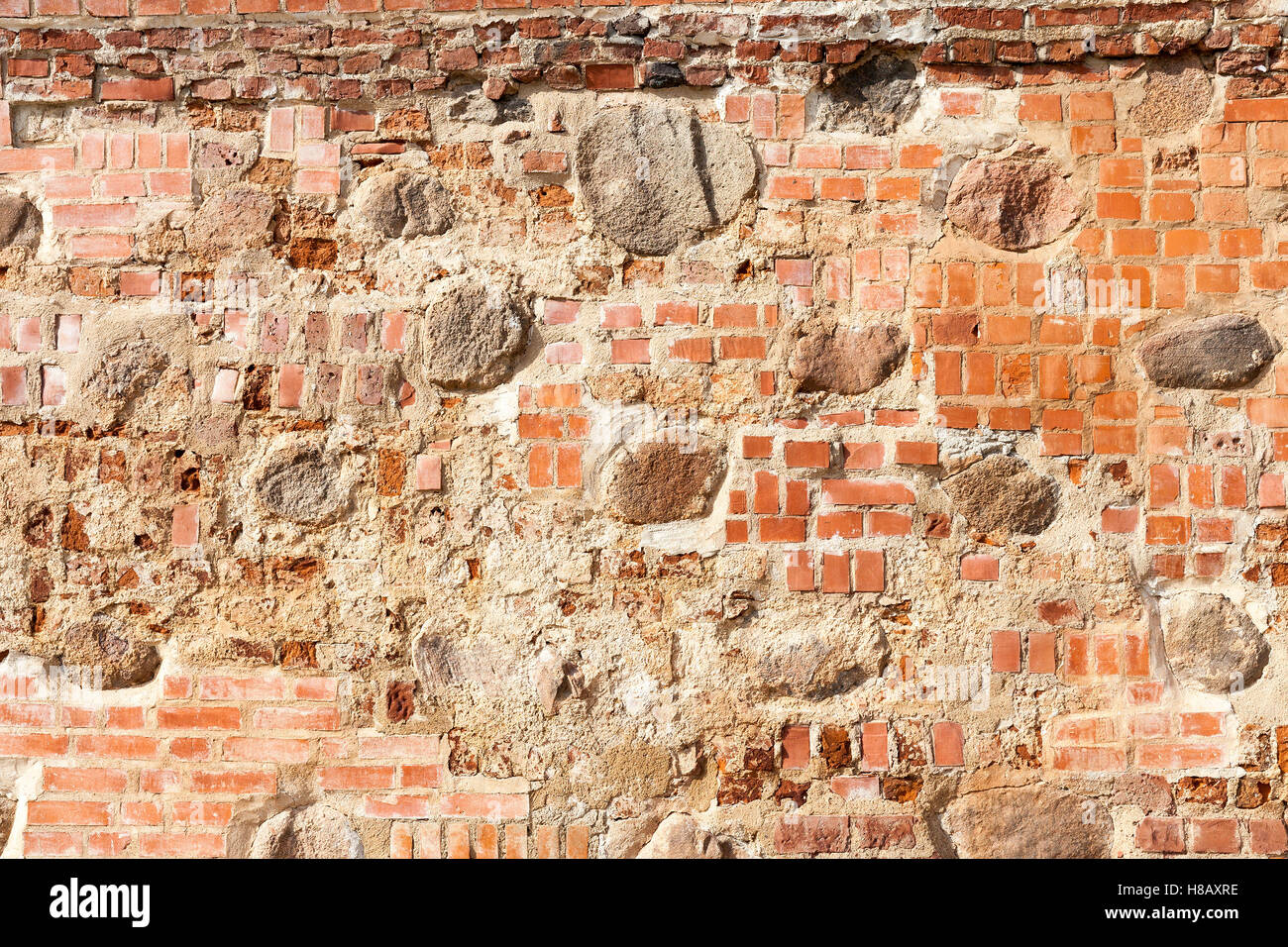 part of a stone wall Stock Photo - Alamy