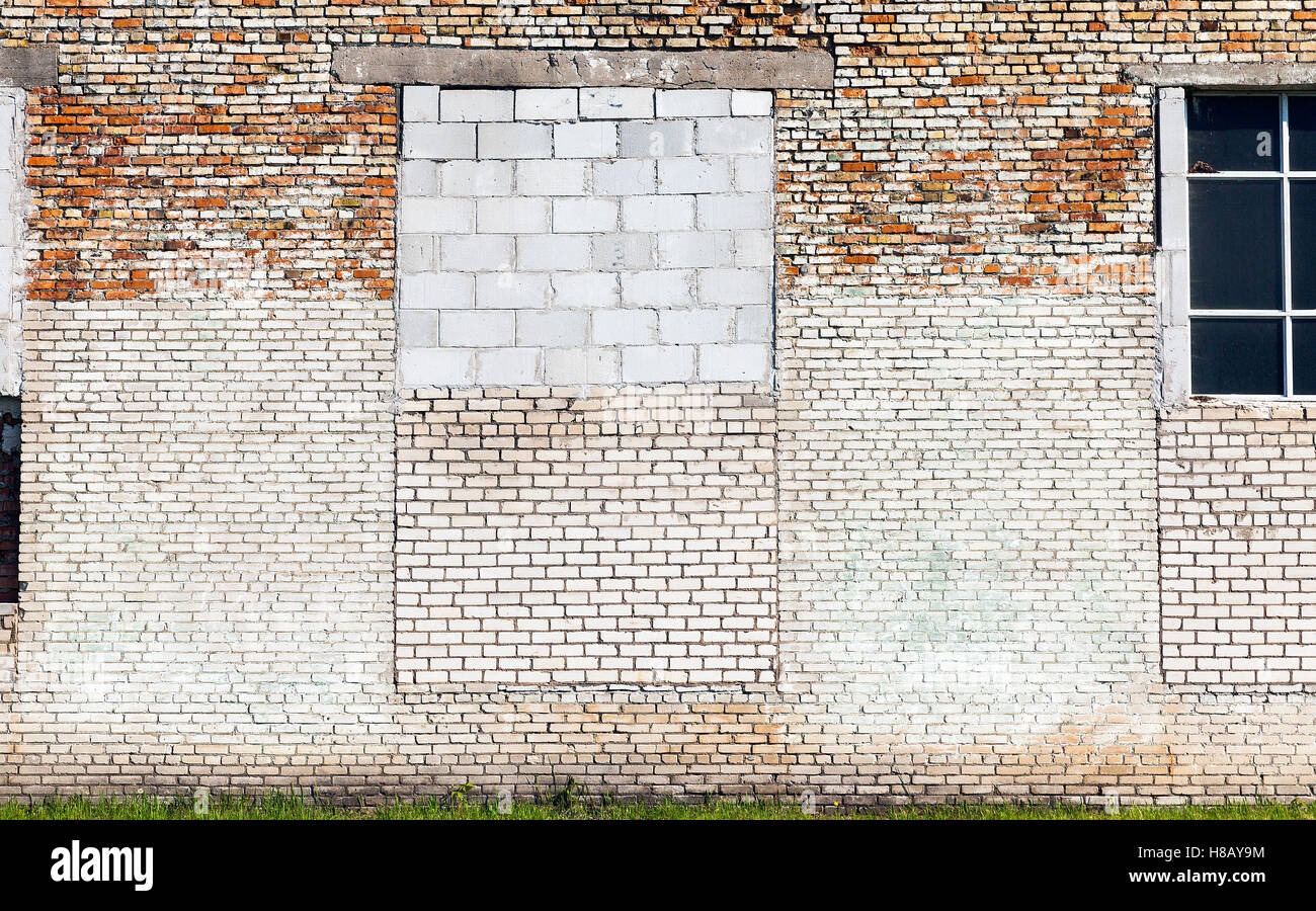 bricked bricks window Stock Photo - Alamy