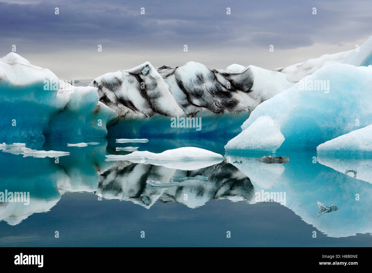 Glacial lake, Iceland Stock Photo - Alamy