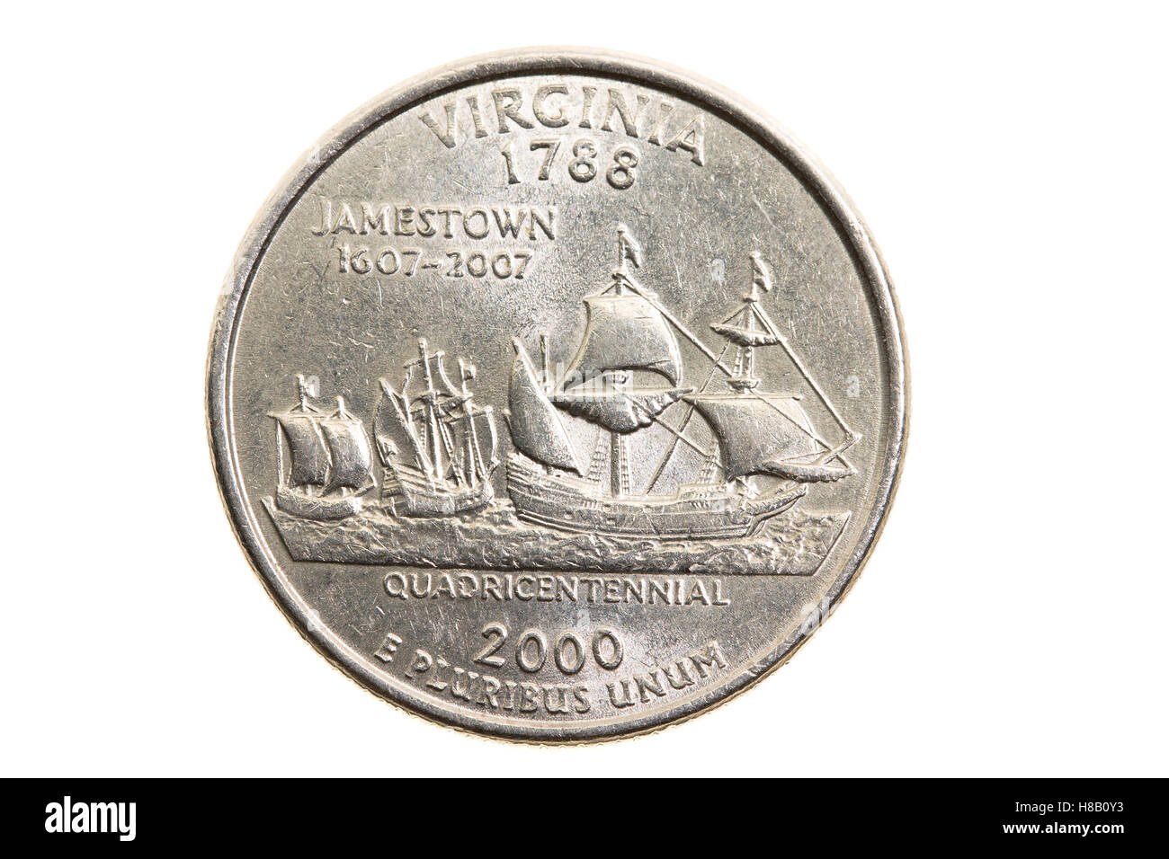 Virginia state quarter coin hi-res stock photography and images - Alamy
