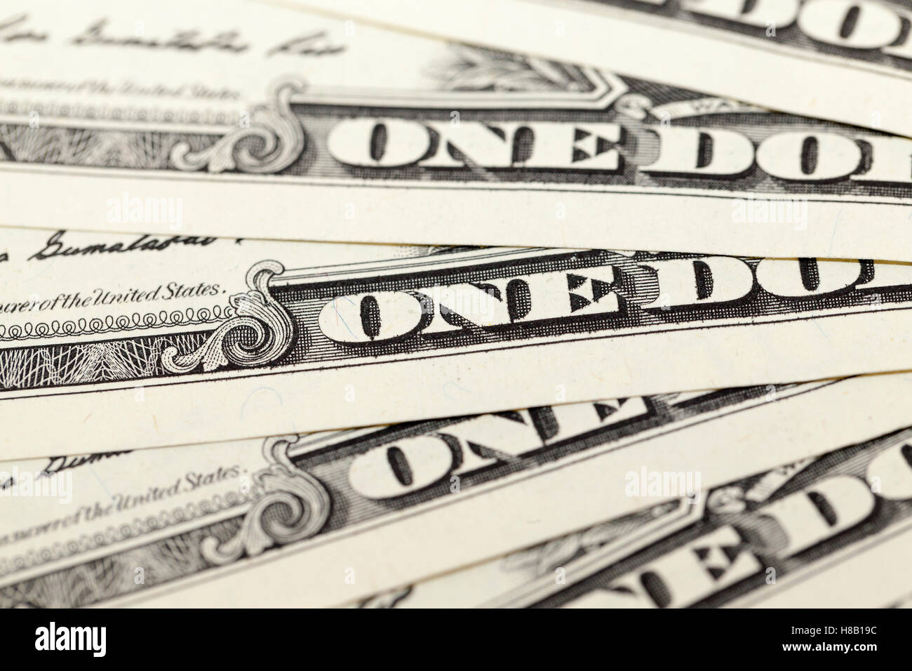 American dollars, close-up Stock Photo - Alamy