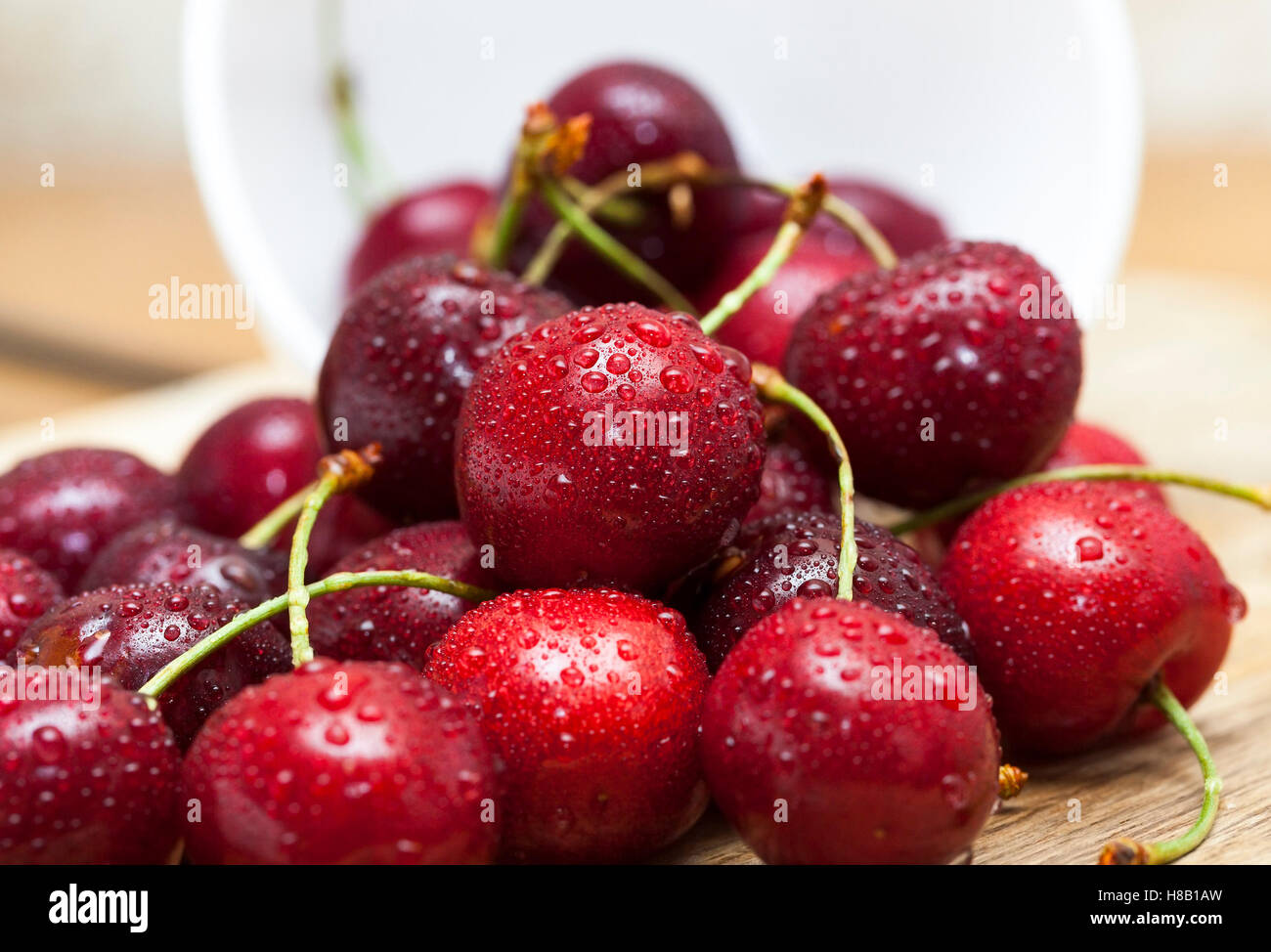 Cherries water orchard hi-res stock photography and images - Alamy