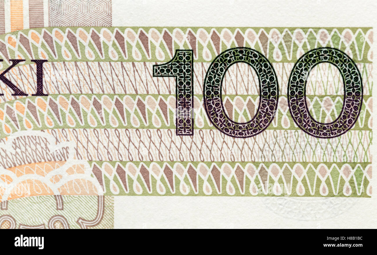 Polish Zloty closeup Stock Photo - Alamy