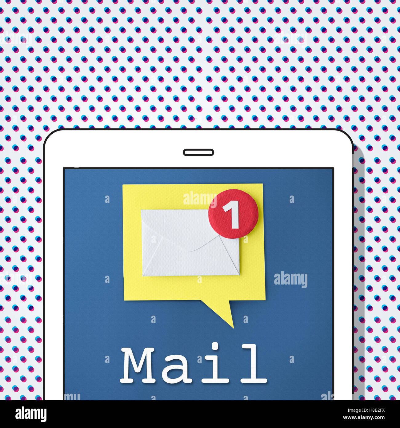 Message Notification Inbox Envelope Concept Stock Photo - Alamy