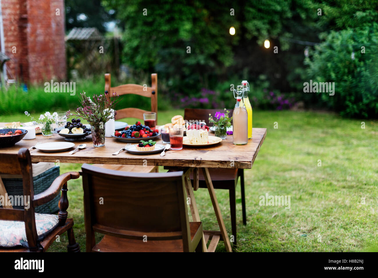 Table Food Lunch Variety Concept Stock Photo - Alamy