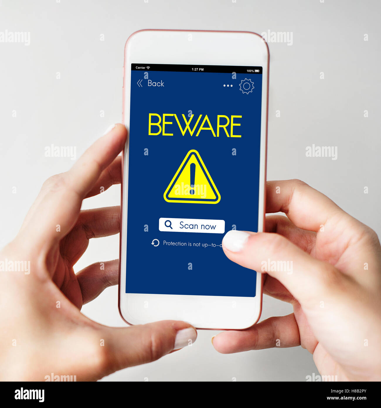 Beware Caution Risk Danger Attention Concept Stock Photo - Alamy