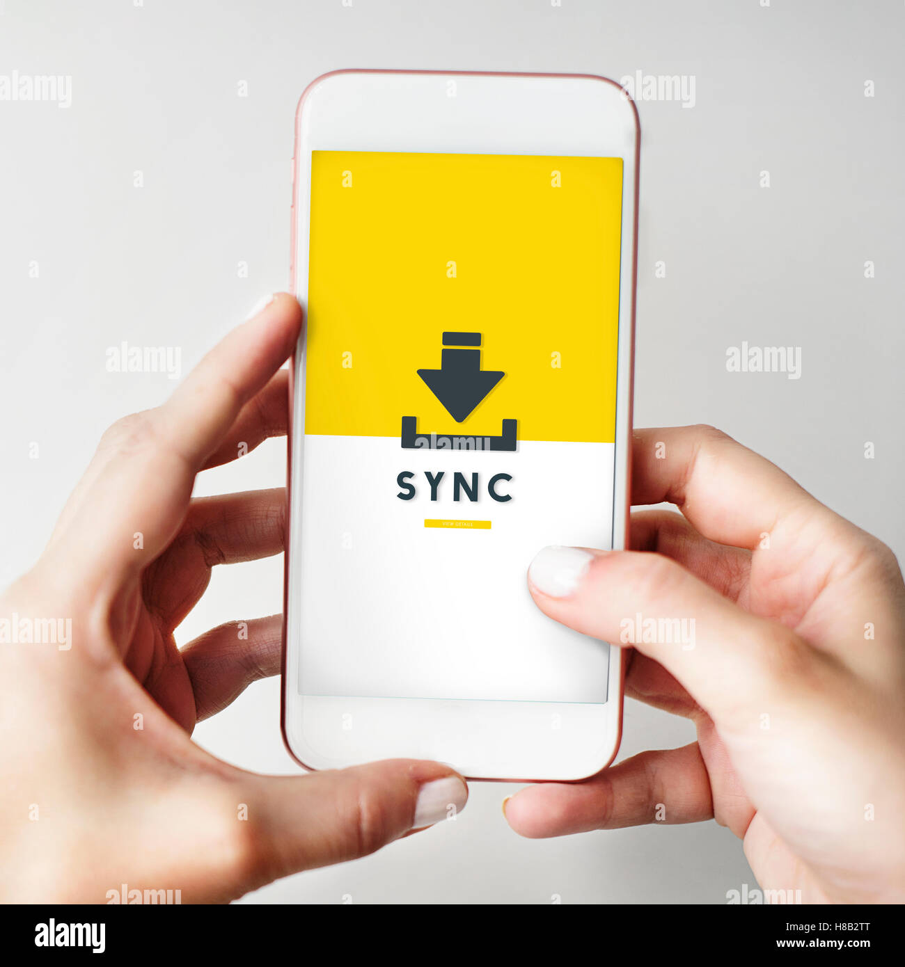 Data Backup Storage SYNC Digital Server Internet Concept Stock Photo ...