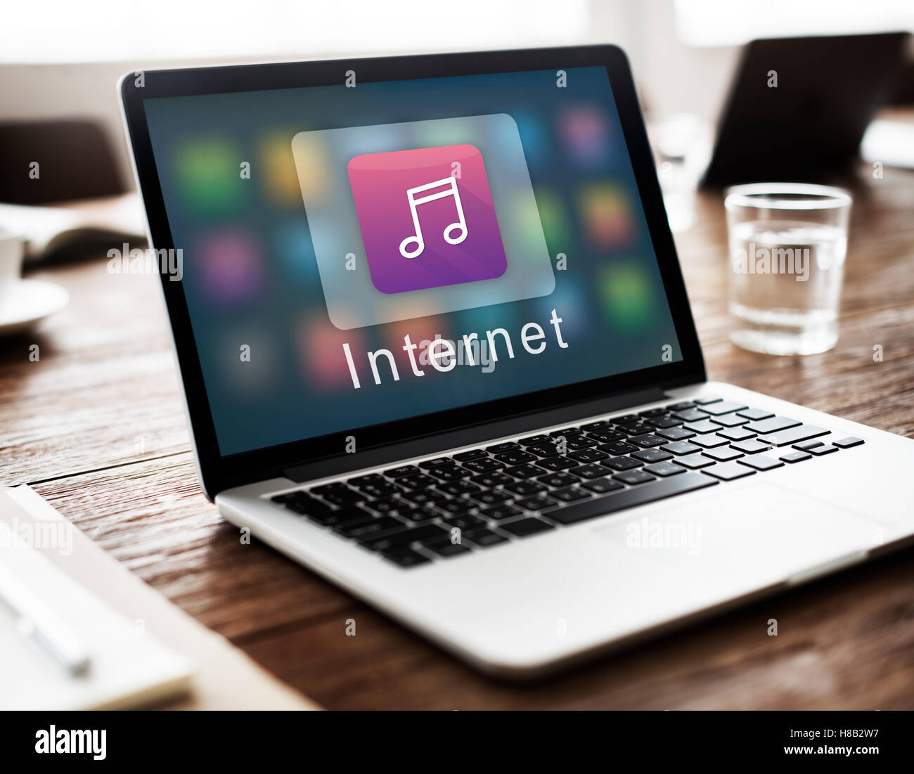 Application Connection Digital Internet Graphic Concept Stock Photo - Alamy
