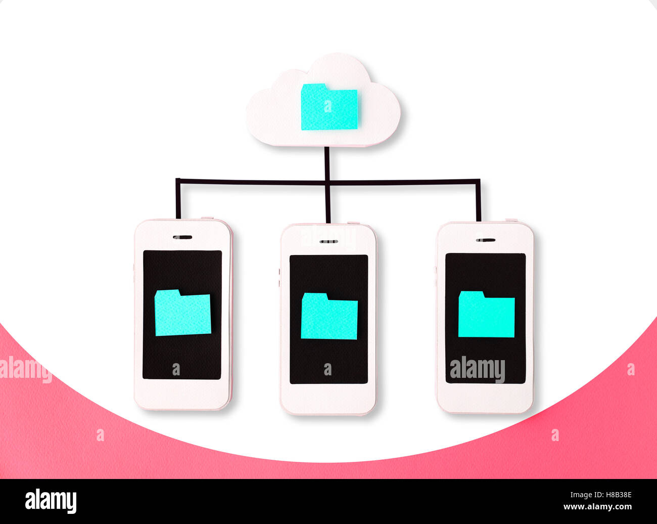 Telecommunication Digital Device Networking Concept Stock Photo - Alamy