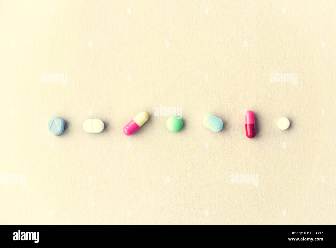 Medicine Pill Capsules Tablet Drug Prescription Concept Stock Photo - Alamy