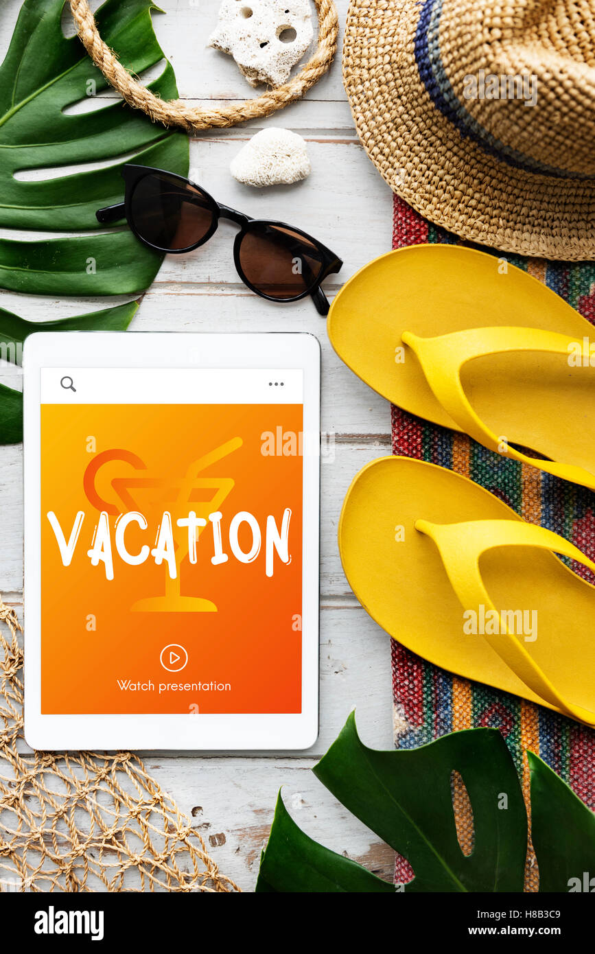 Vacation Break Relax Chill Concept Stock Photo - Alamy