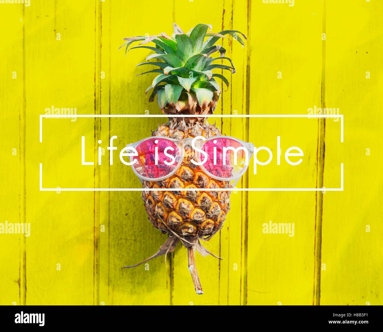 Life Simple Balance Relax Simplicity Happiness Concept Stock Photo - Alamy