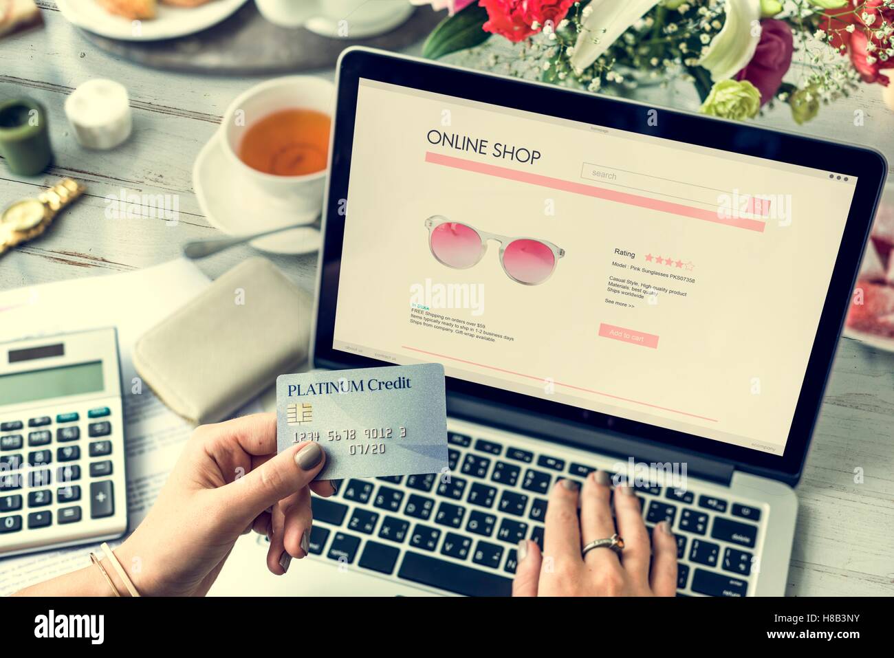 Shopping Internet Digital Connection Networking Concept Stock Photo - Alamy