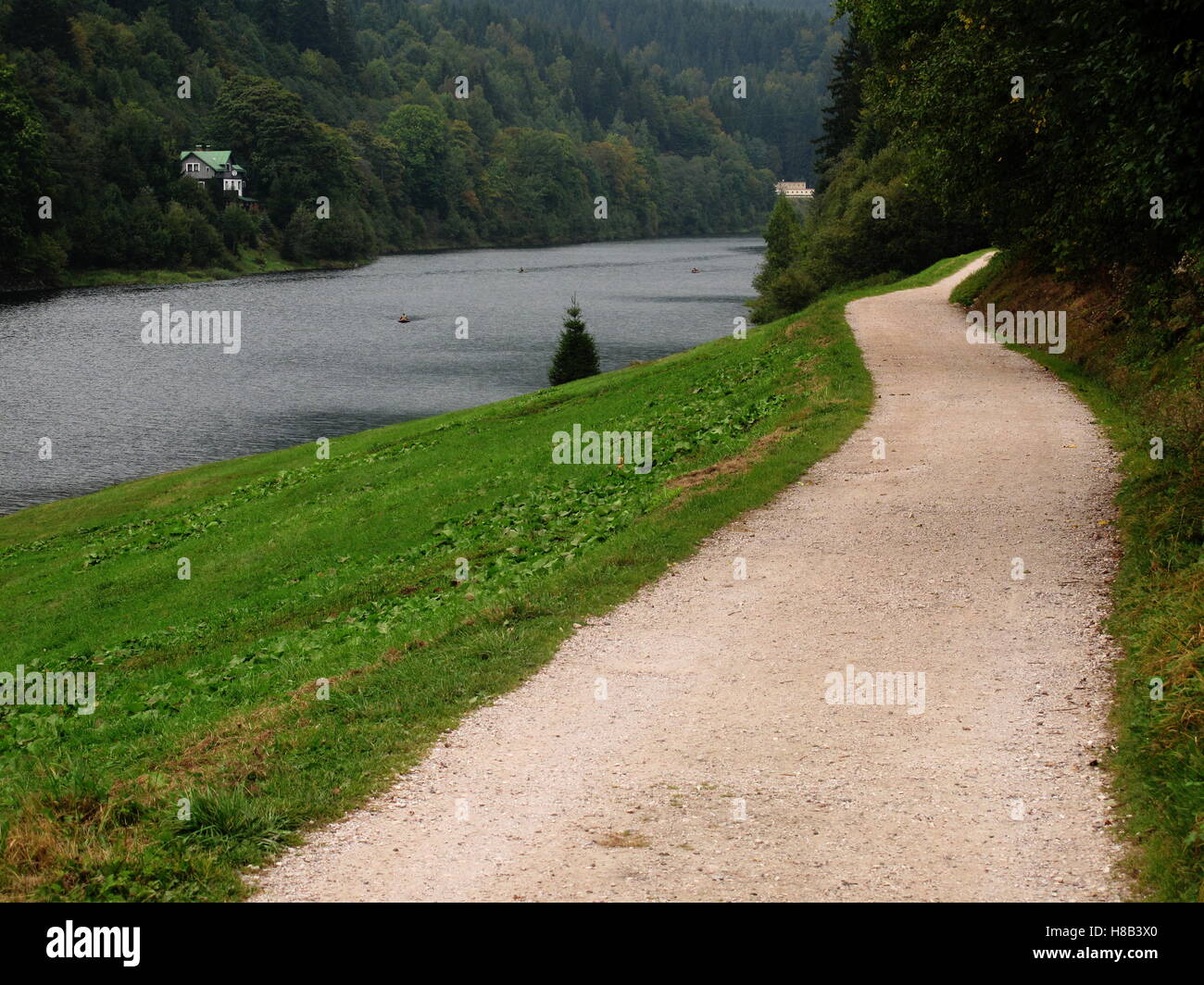 Footpath in the mountain Stock Photo - Alamy