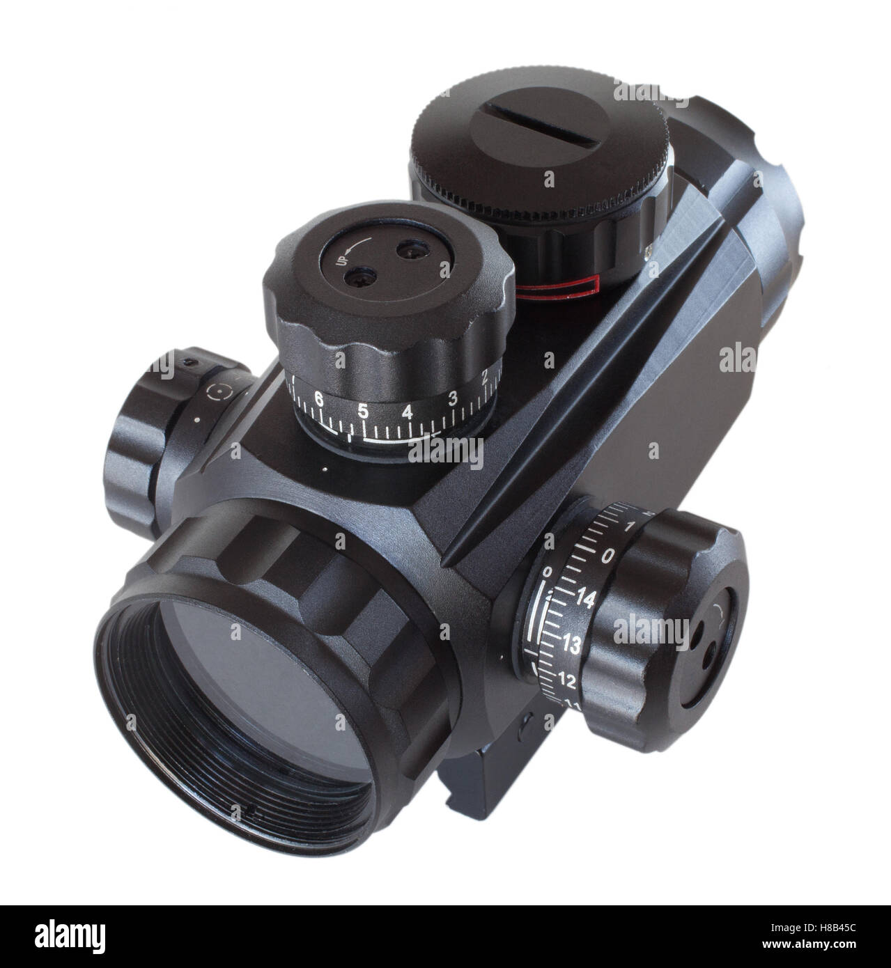 Optic that is used on a rifle for close range work Stock Photo - Alamy