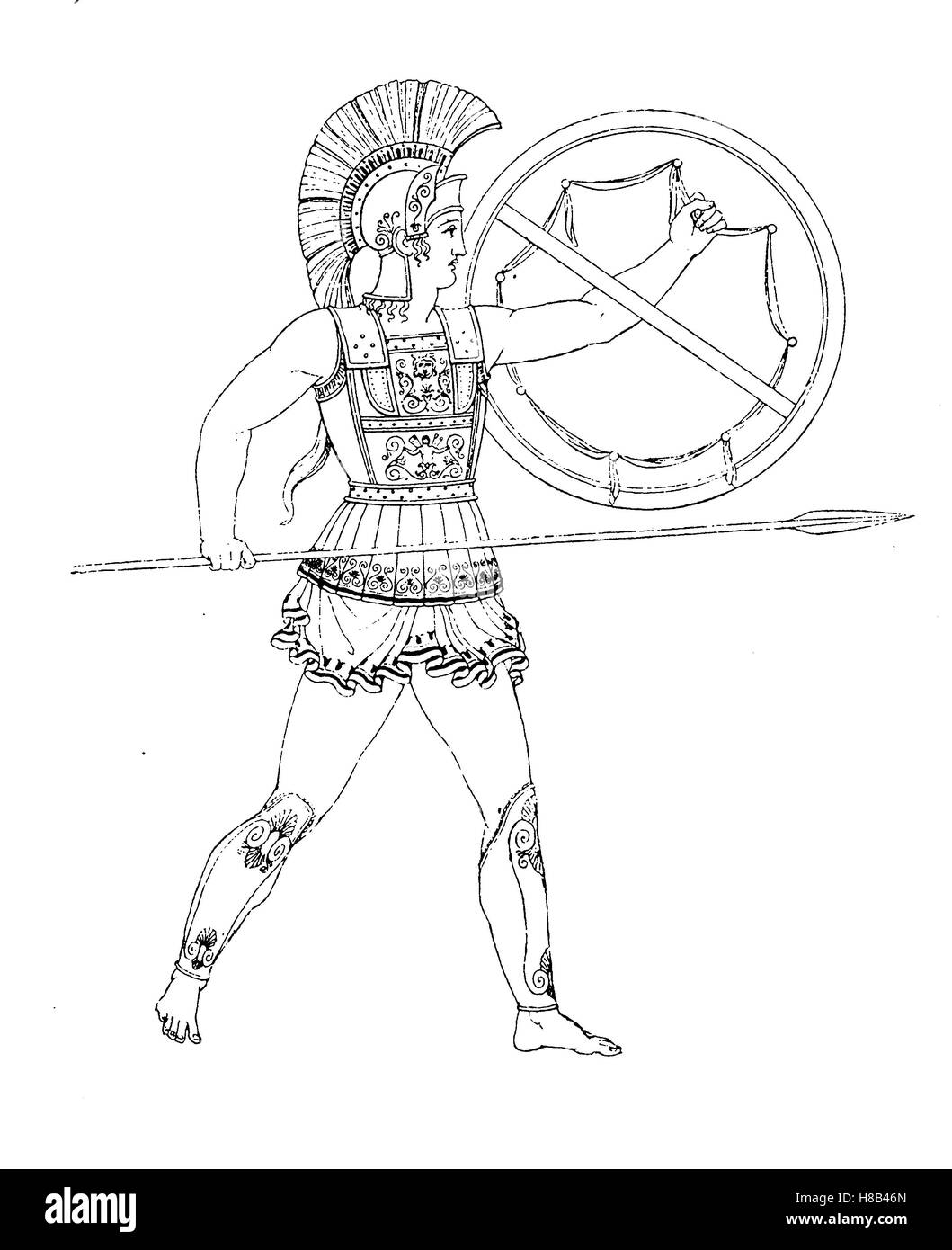 Greek Armor Drawings