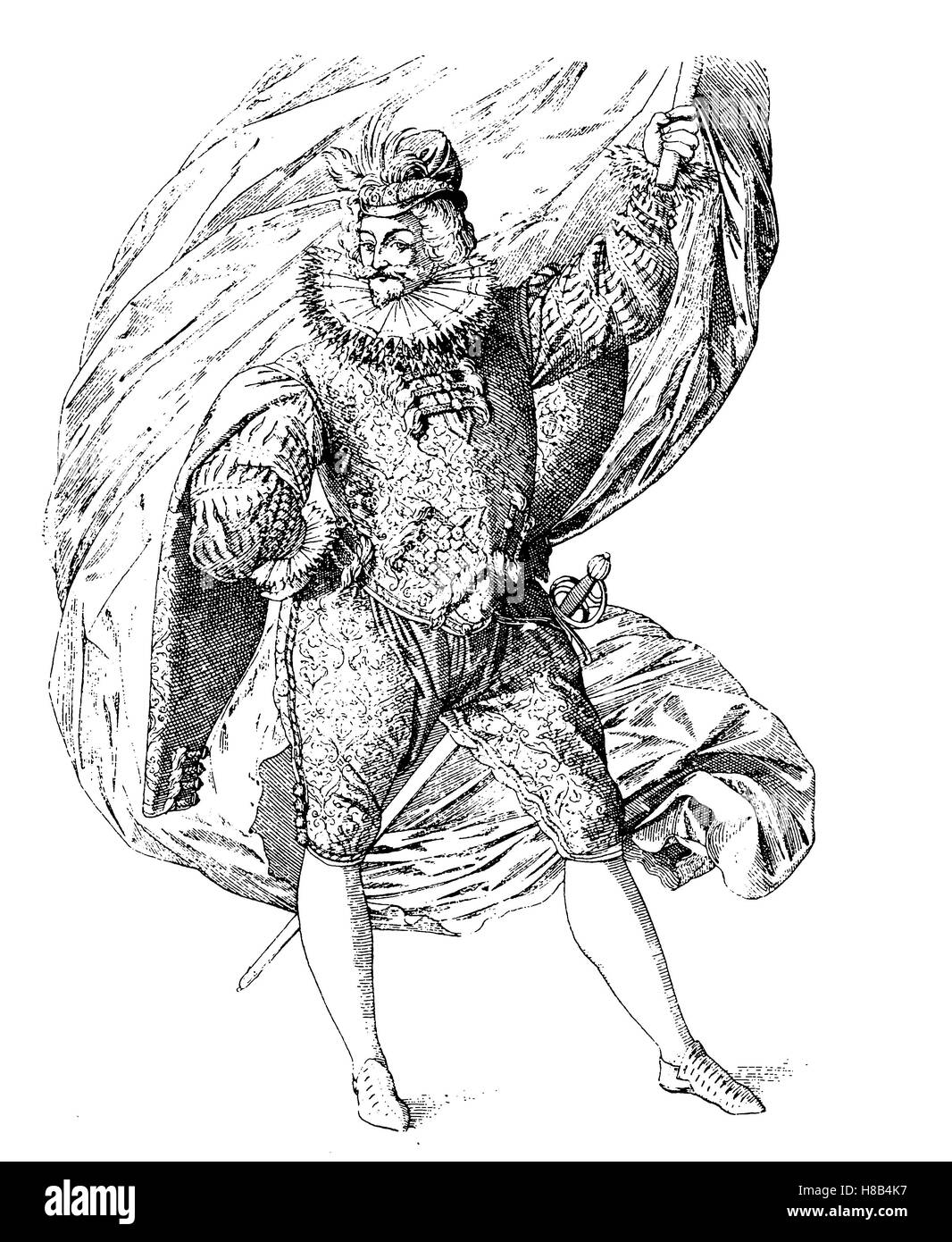 costume with panseron ? la polonaise, goose bum, and a Ruff clothing ...