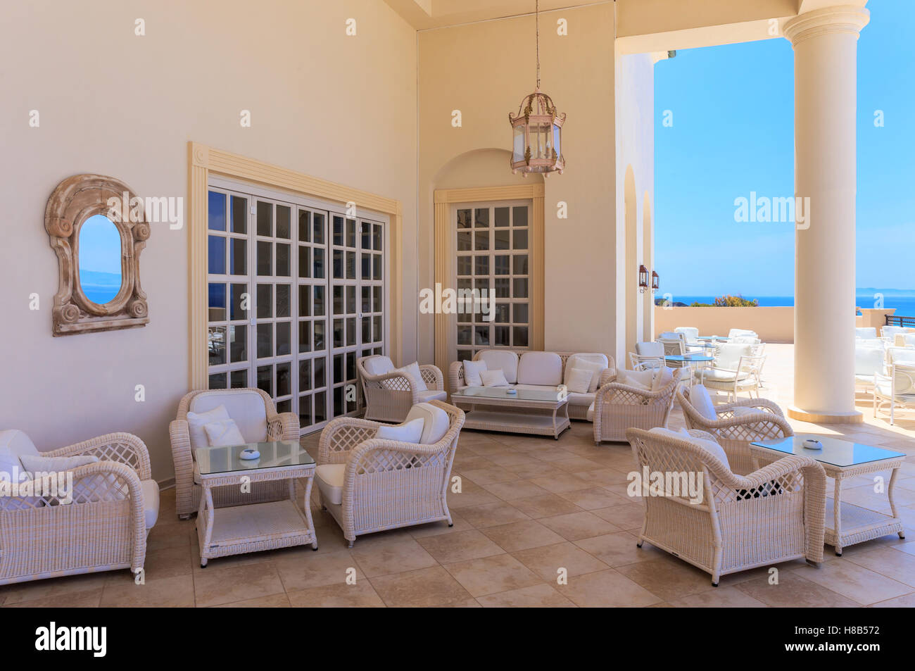 greek neoclassical architecture building with doric columns Stock Photo ...