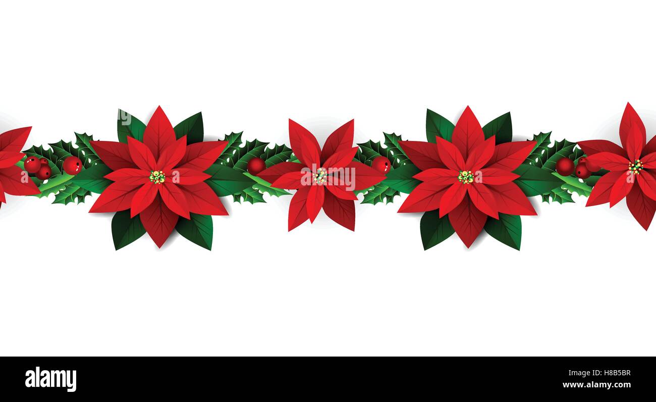Seamless Christmas borders Stock Vector Image & Art - Alamy