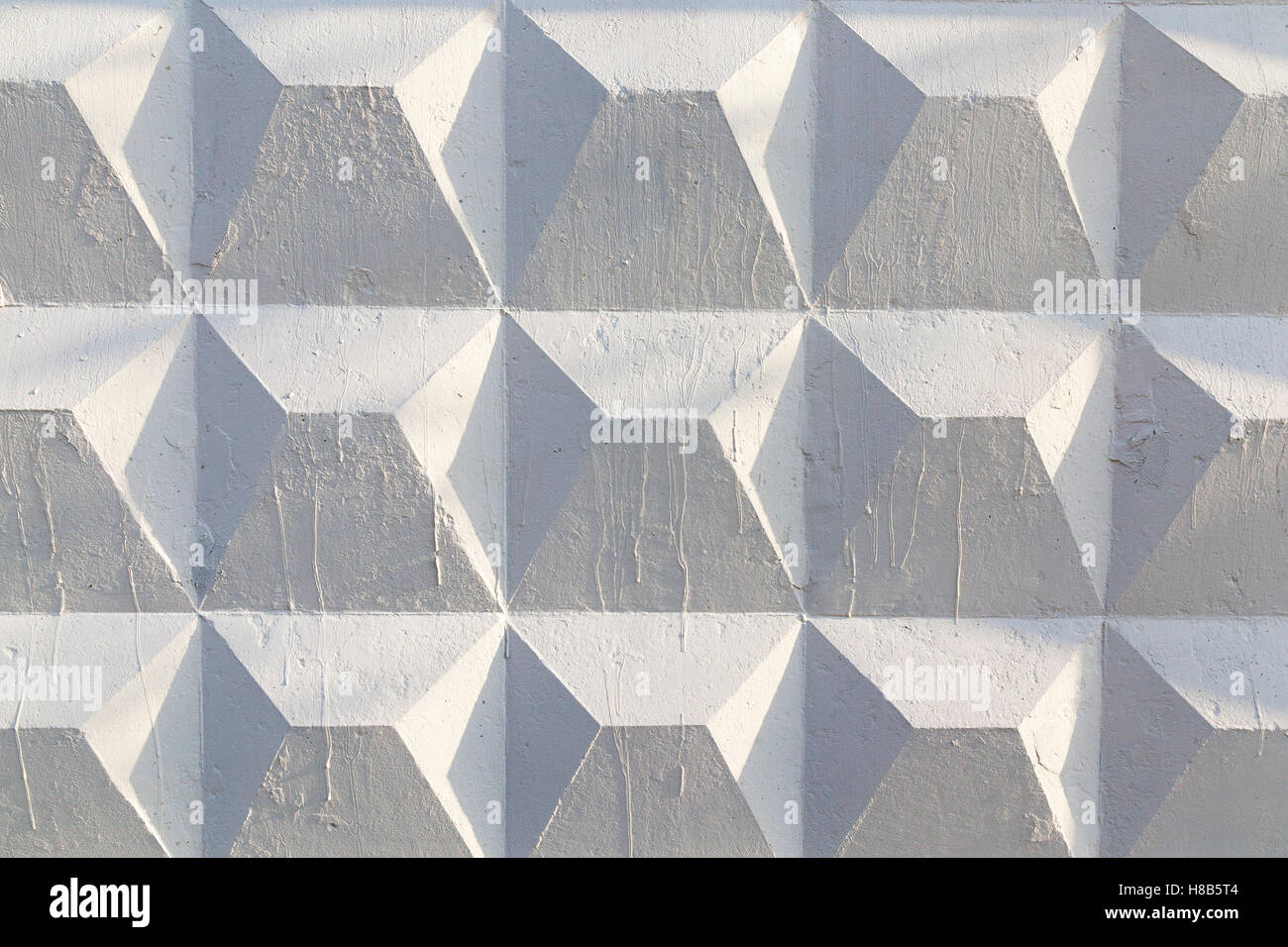 stone wall painted white Stock Photo - Alamy