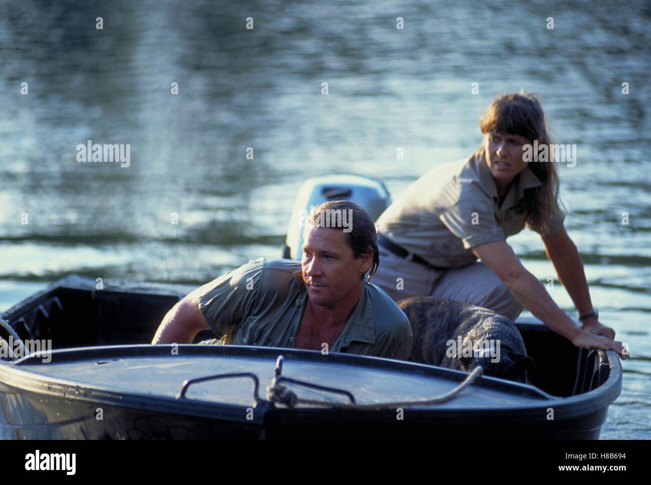 Terri irwin steve irwin crocodile hi-res stock photography and images ...