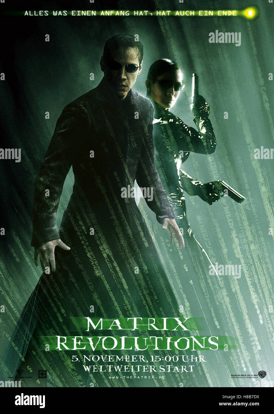 The Matrix Revolutions, (THE MATRIX REVOLUTIONS) USA 2003, Regie: Andy ... The Matrix Revolutions, (THE MATRIX REVOLUTIONS) USA 2003, Regie: Andy ...