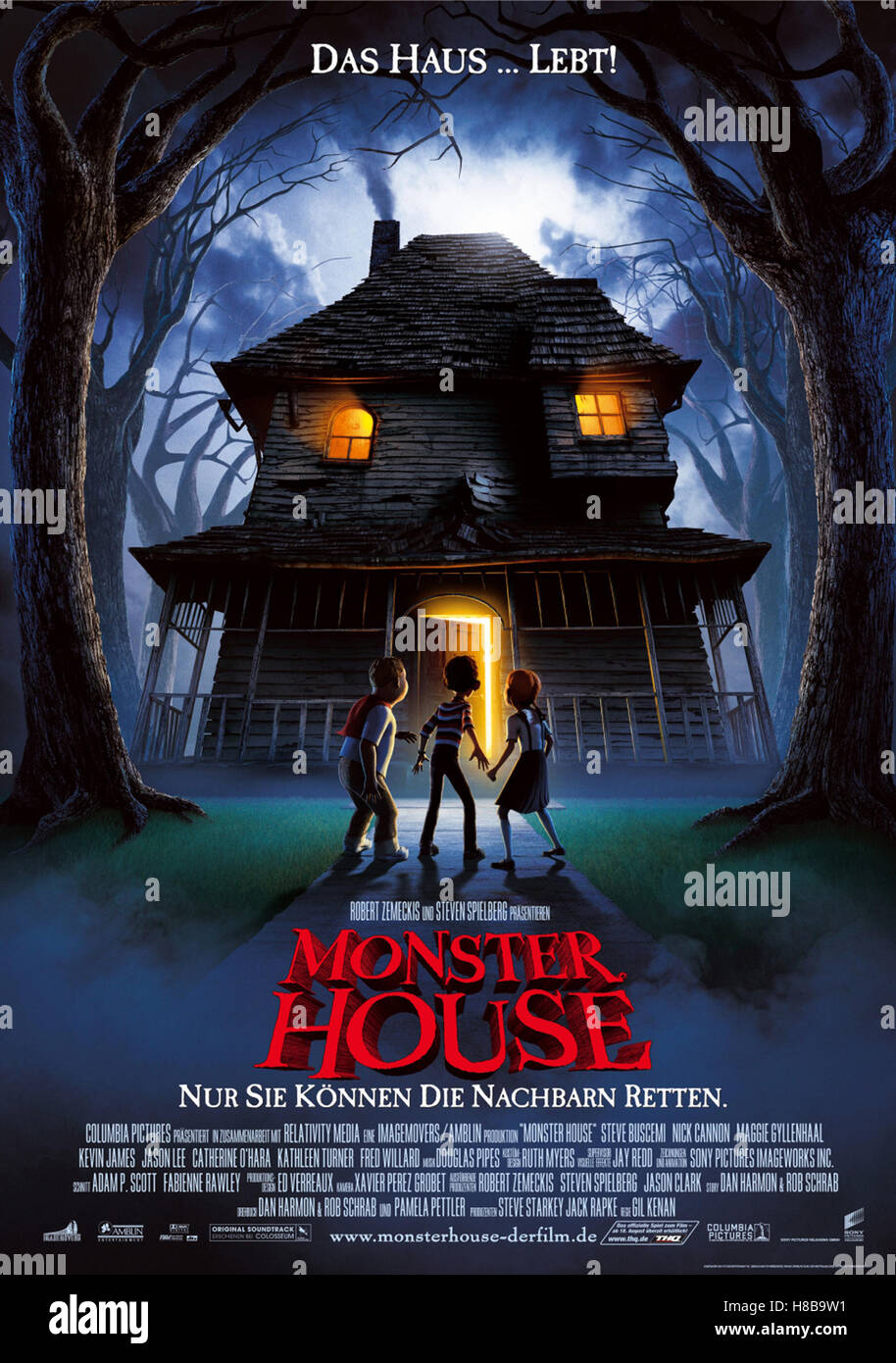 Monster House, (MONSTER HOUSE) USA 2006, Regie: Gil Kenan, Plakat ...