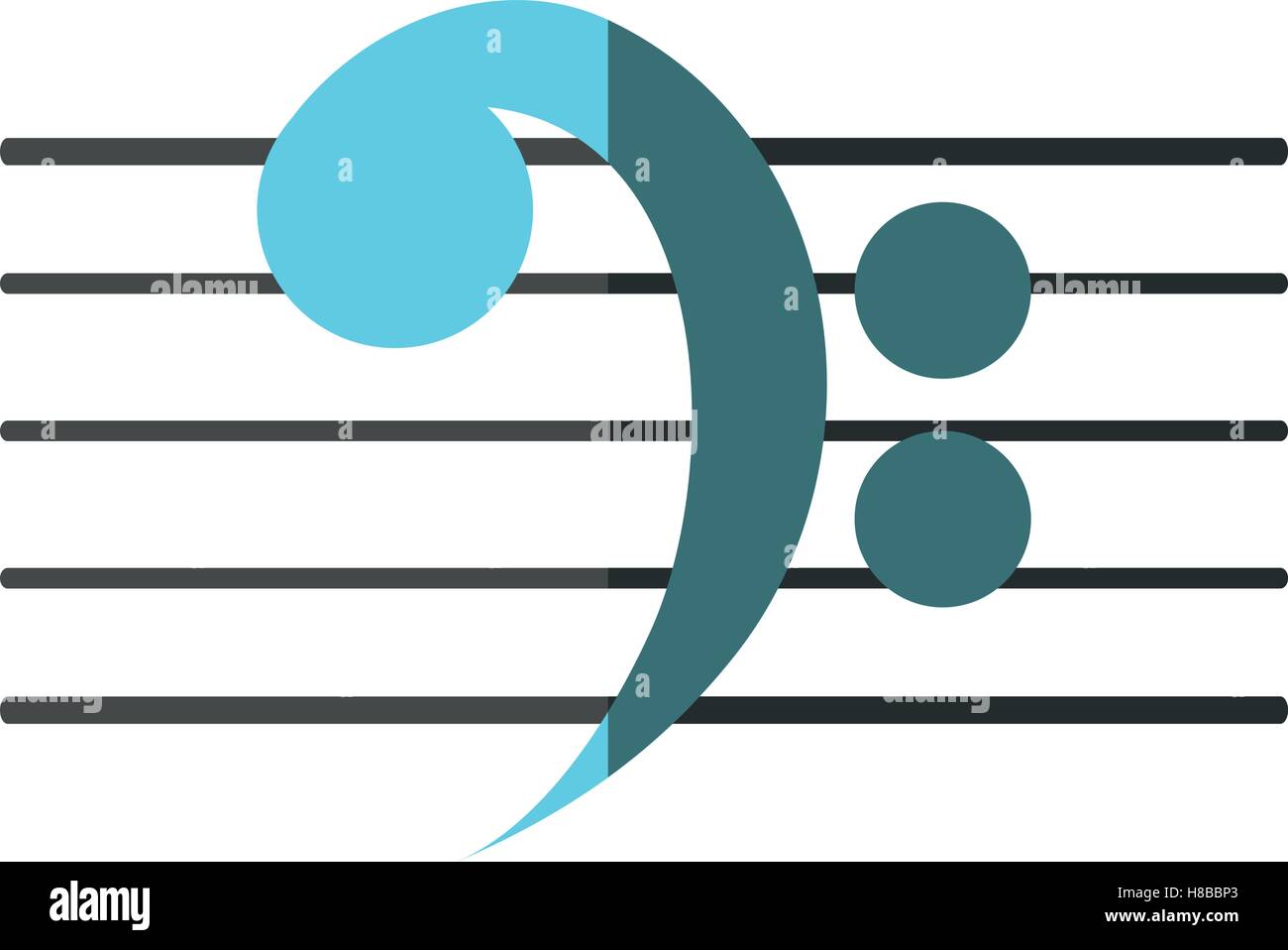 Isolated music note design Stock Vector Image & Art - Alamy