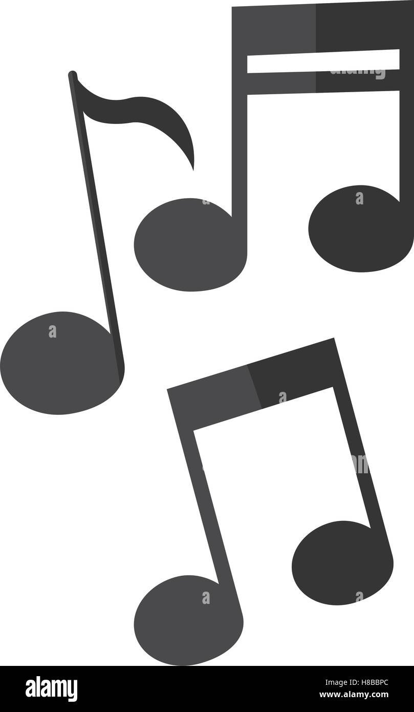 Isolated music note design Stock Vector Image & Art - Alamy