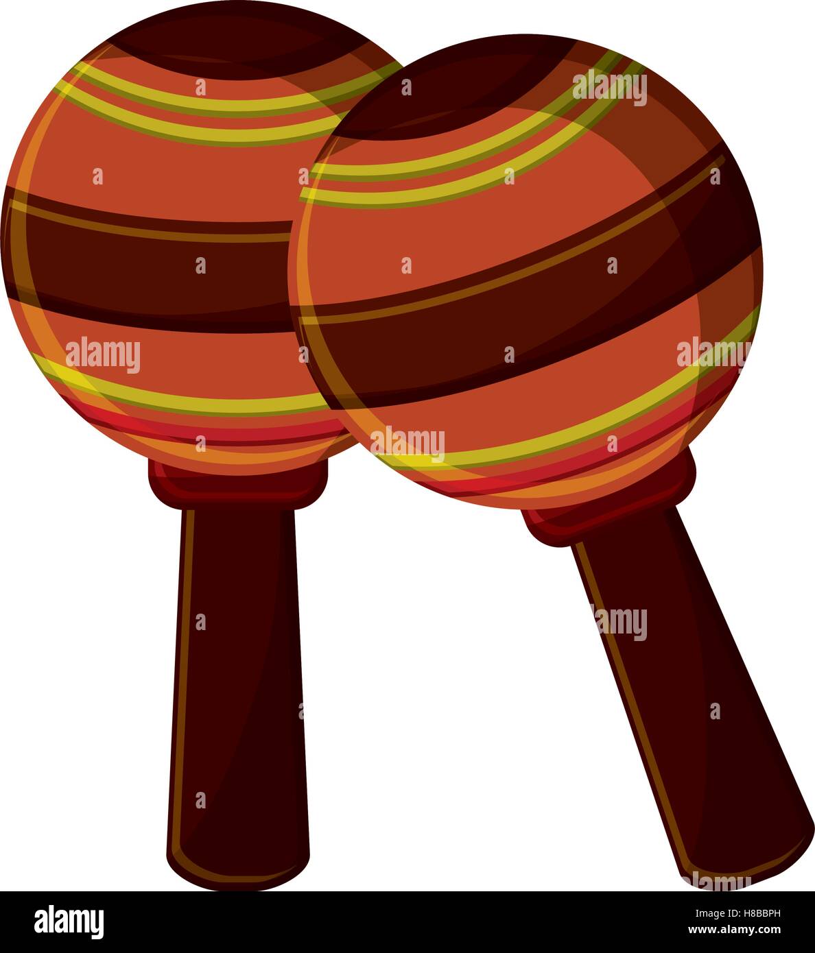 Isolated maraca instrument design Stock Vector Image & Art - Alamy