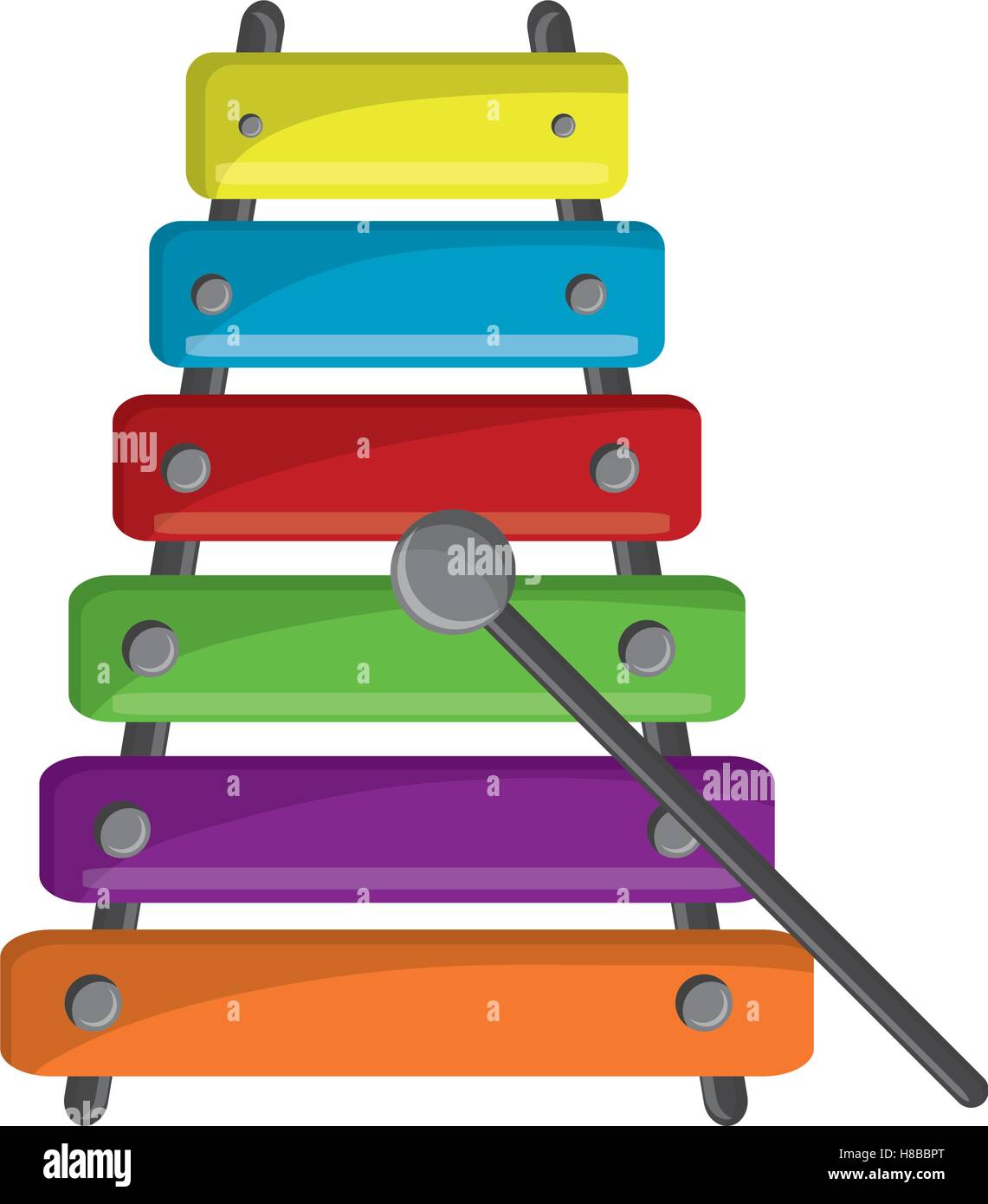 Isolated xylophone instrument design Stock Vector Image & Art - Alamy