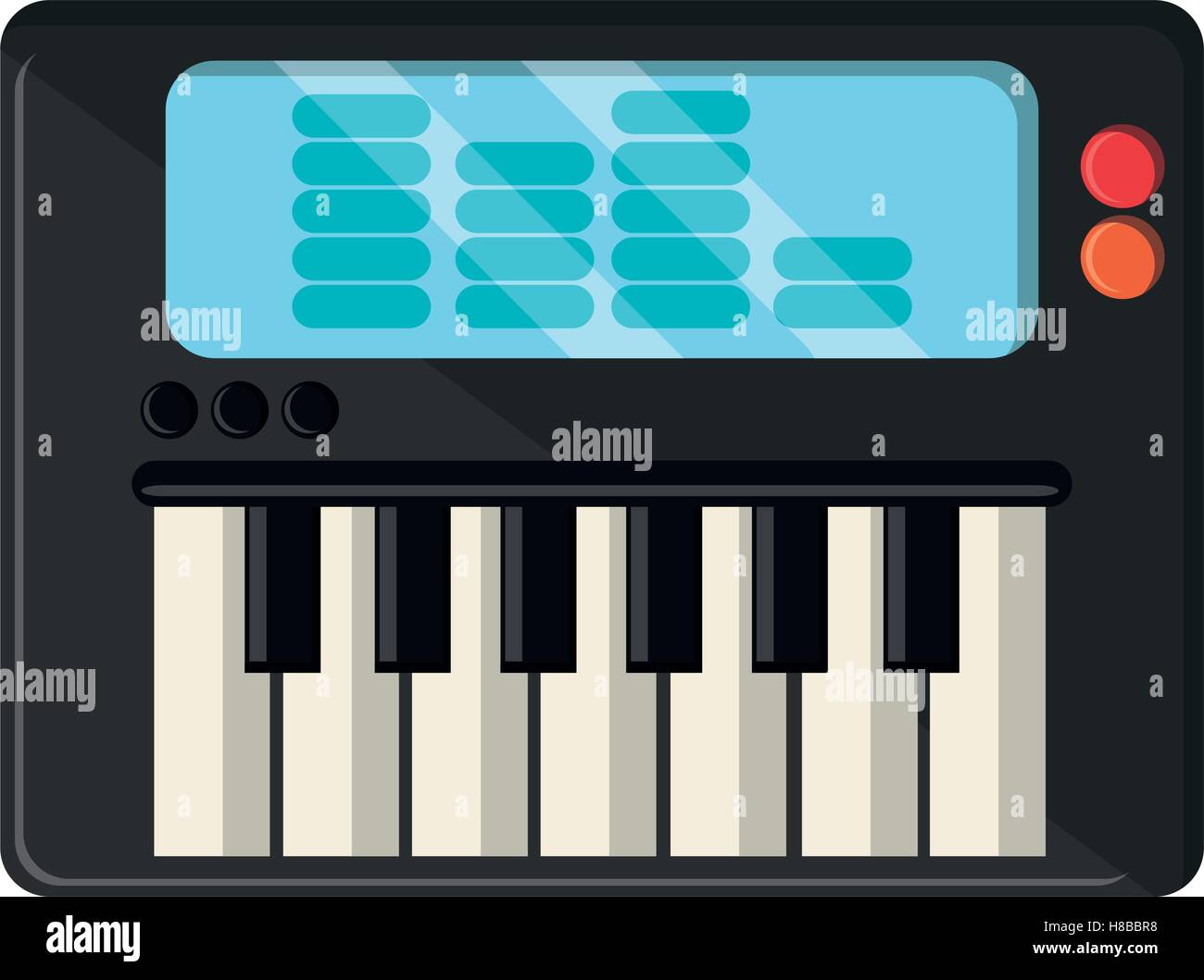 Isolated piano instrument design Stock Vector Image & Art - Alamy