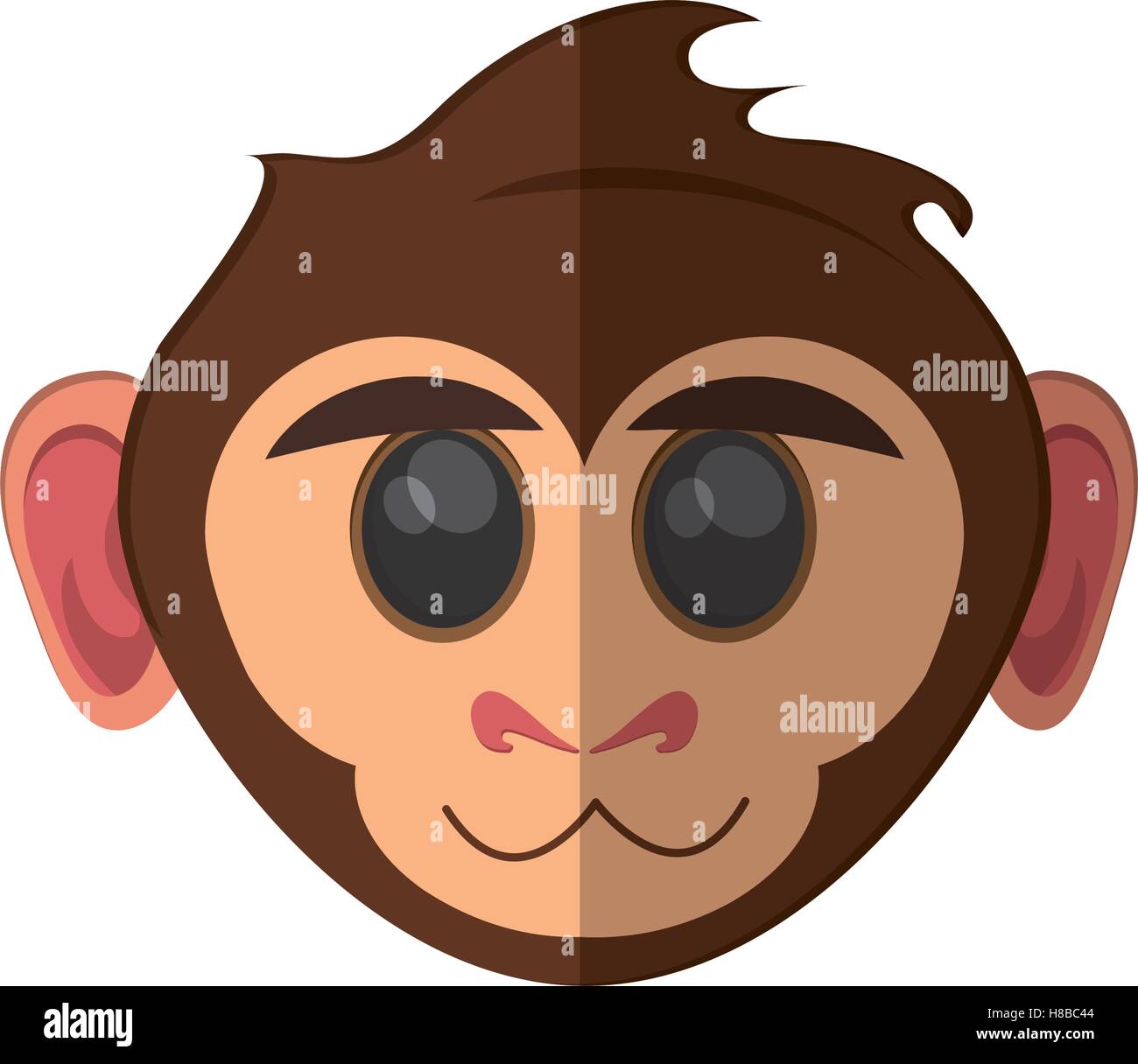 Isolated monkey cartoon face design Stock Vector Image & Art - Alamy