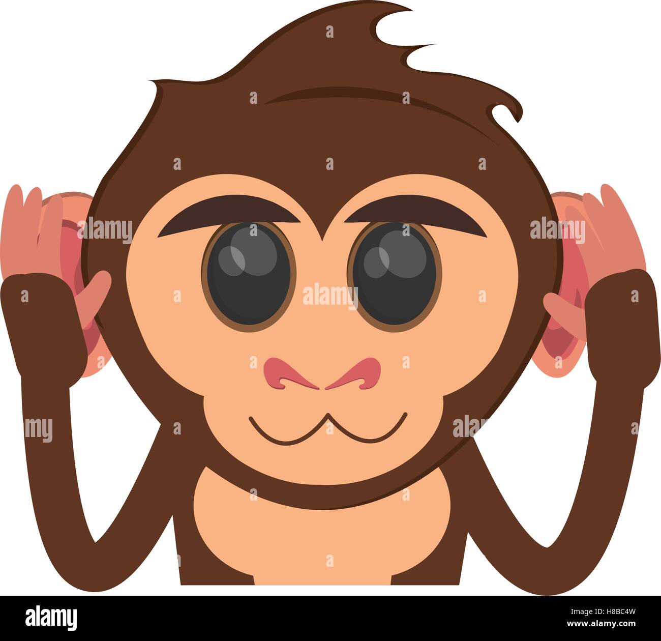 Isolated monkey cartoon design Stock Vector Image & Art - Alamy