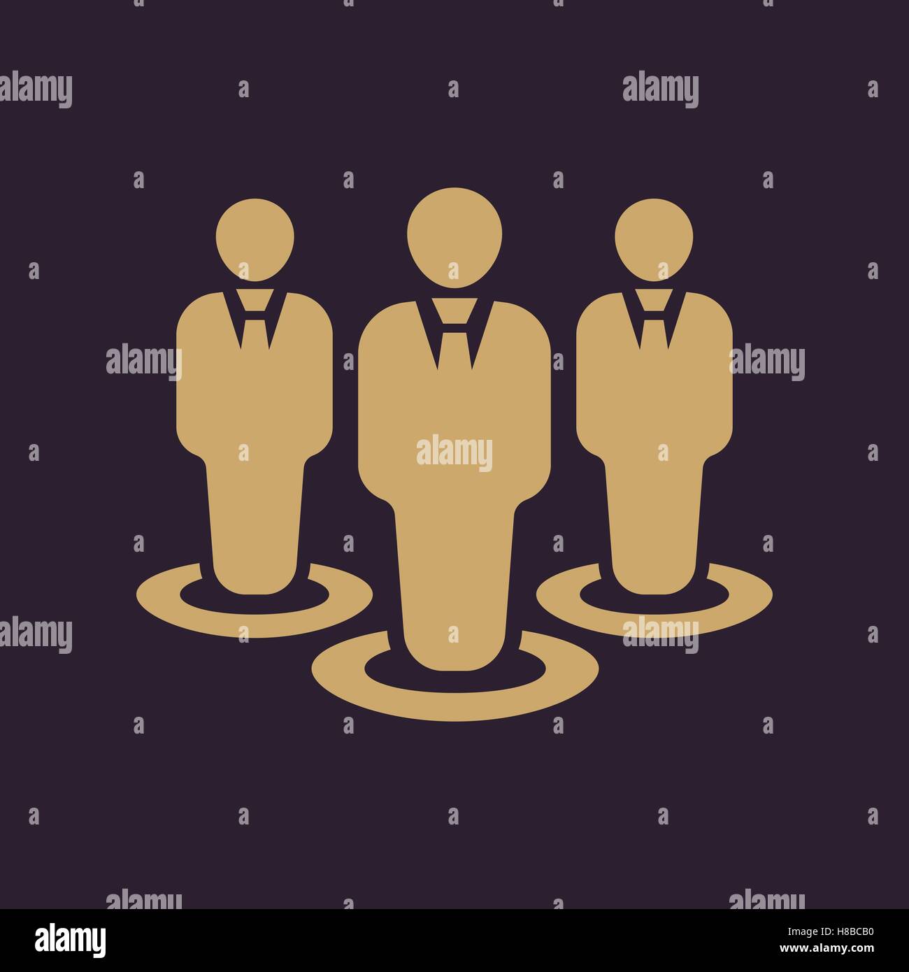 The management and teamwork icon. Team and group, teamwork, people ...