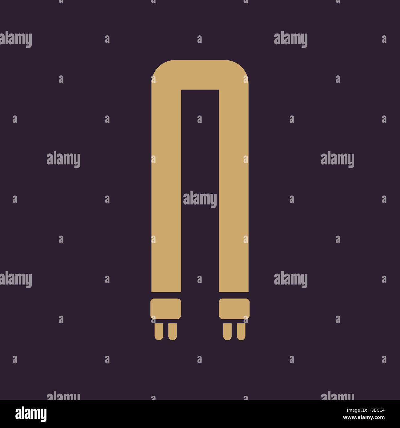 The fluorescent light bulb icon. Lamp and bulb, lightbulb symbol.UI ...