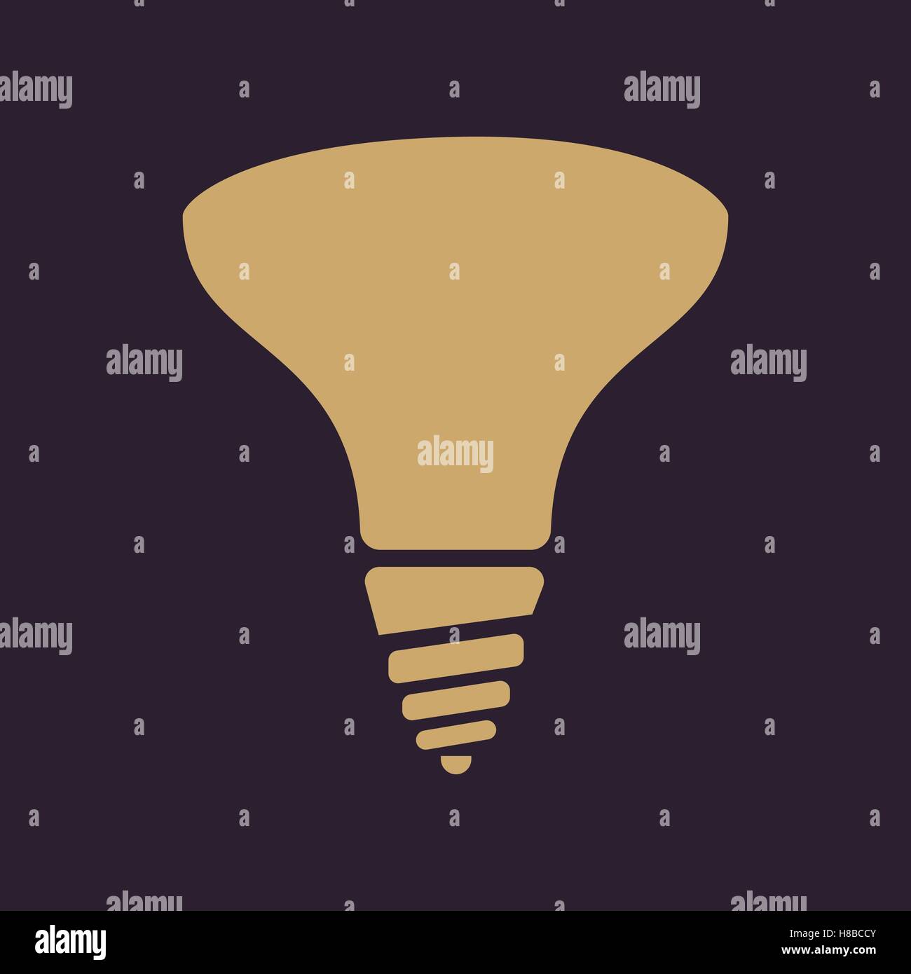 The halogen bulb icon. Lamp and bulb, lightbulb symbol.UI. Web. Logo ...