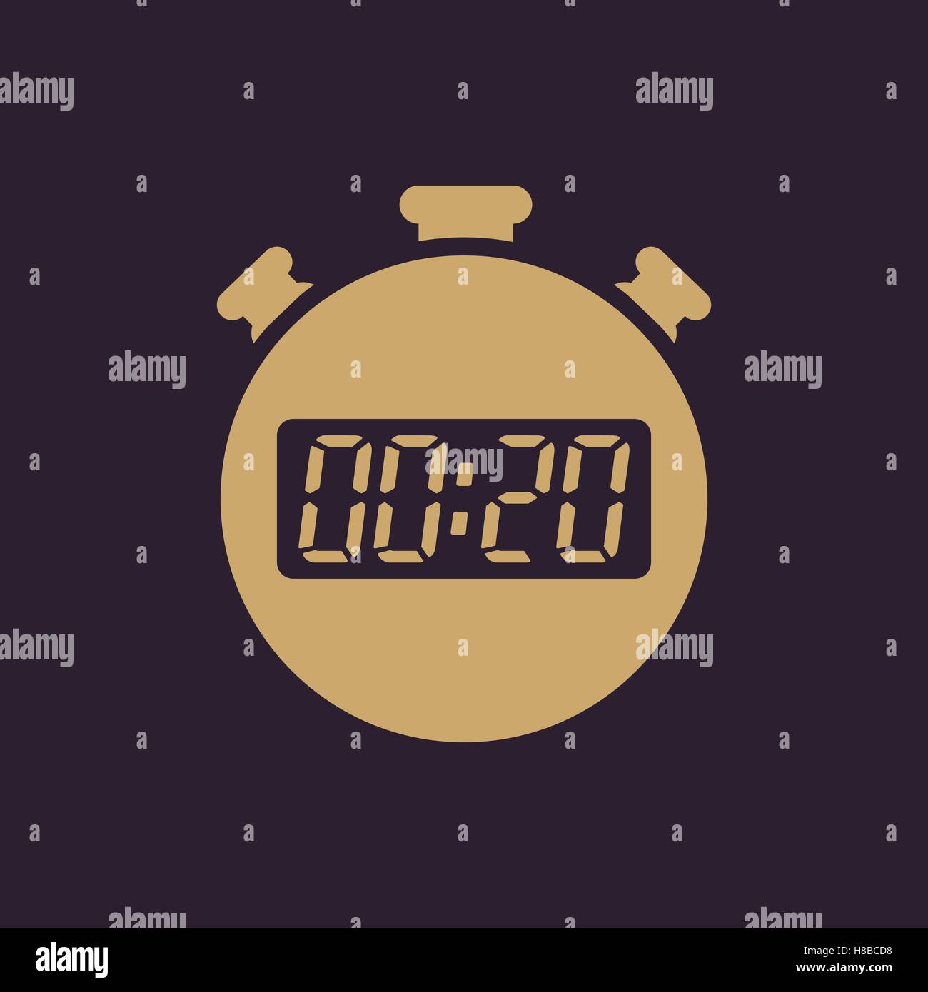 20 seconds minutes stopwatch icon hi-res stock photography and images ...