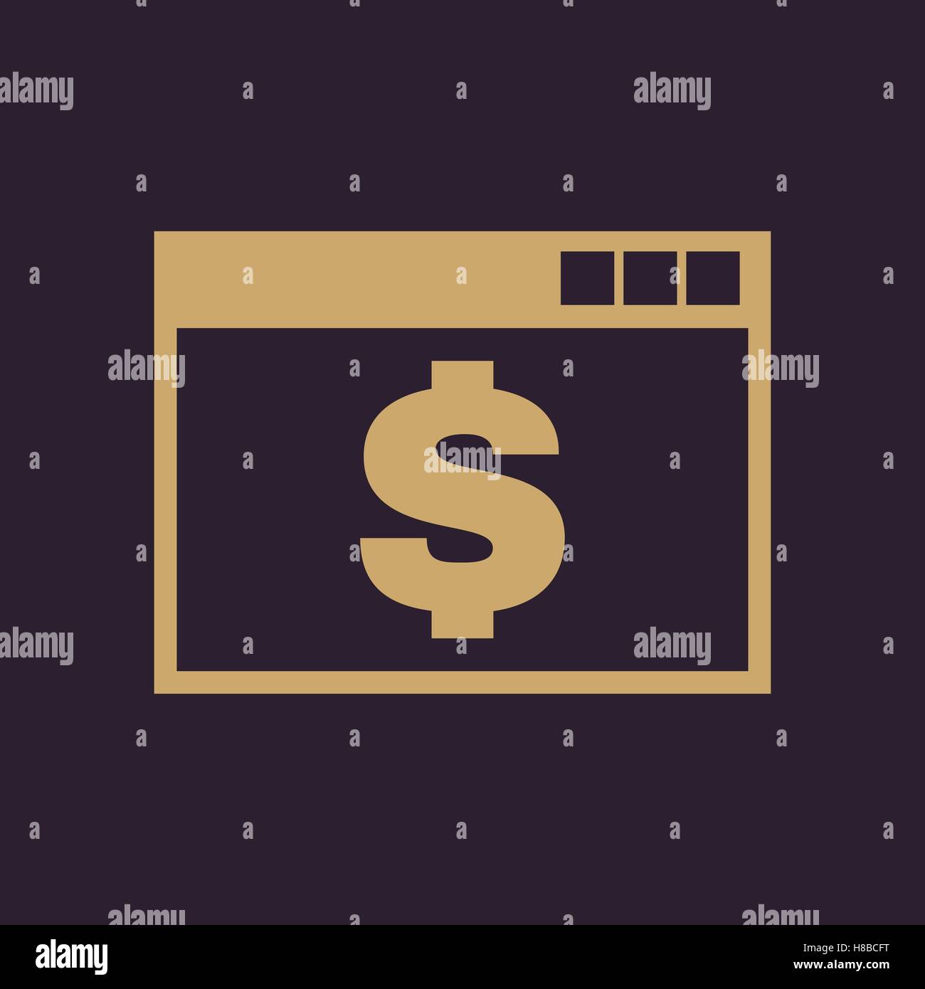 The payment icon. Pay and e-commerce, dollar, money, payment symbol. UI ...