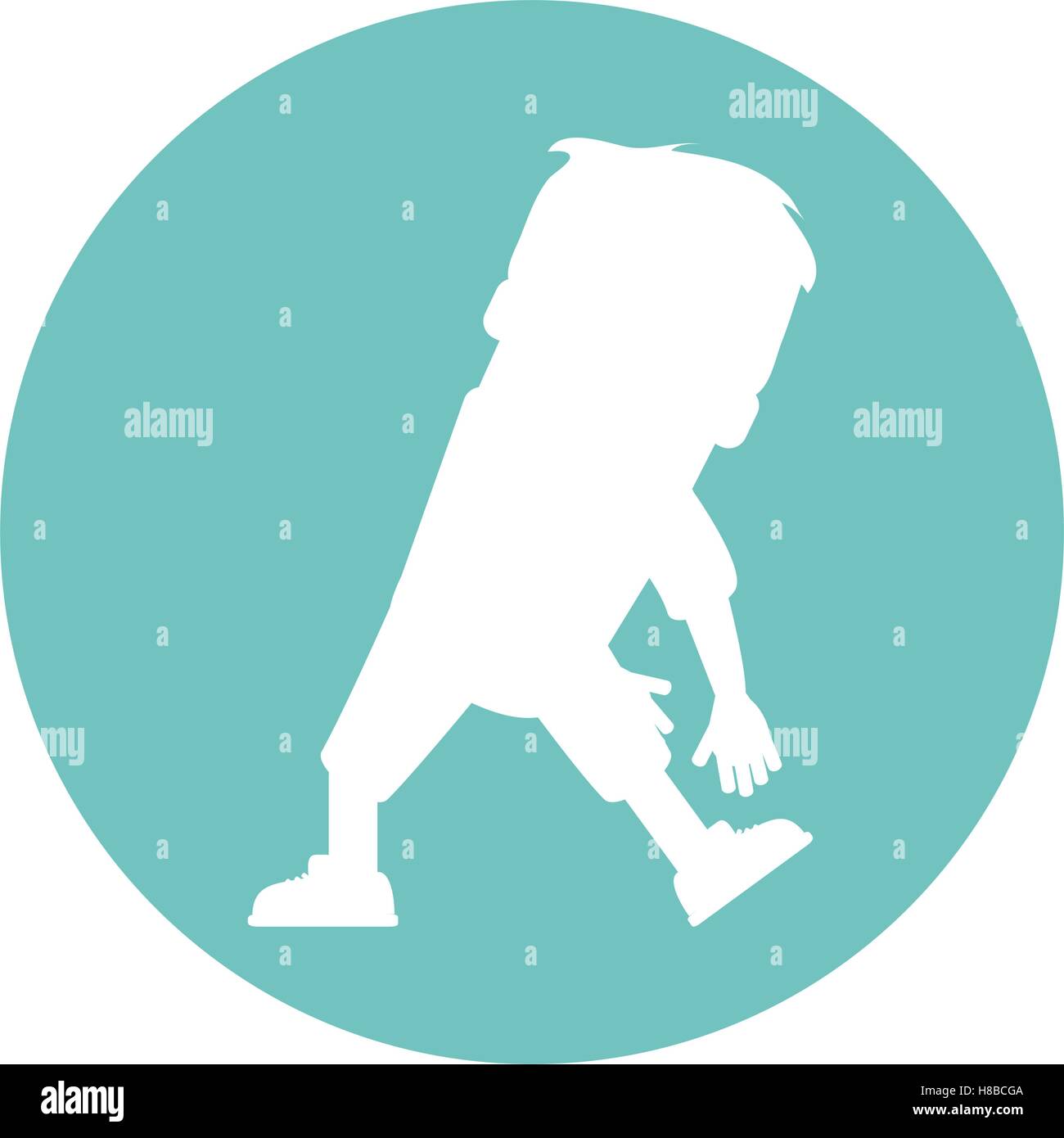 Man cartoon stretching design Stock Vector Image & Art - Alamy
