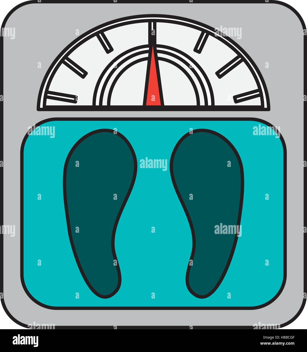 Scale and fitness concept design Stock Vector Image & Art - Alamy