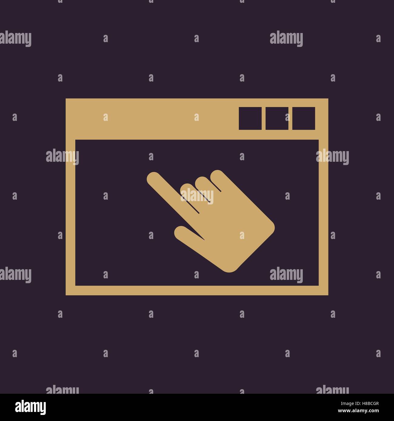 The website icon. WWW and browser, development, seo, website symbol. UI ...