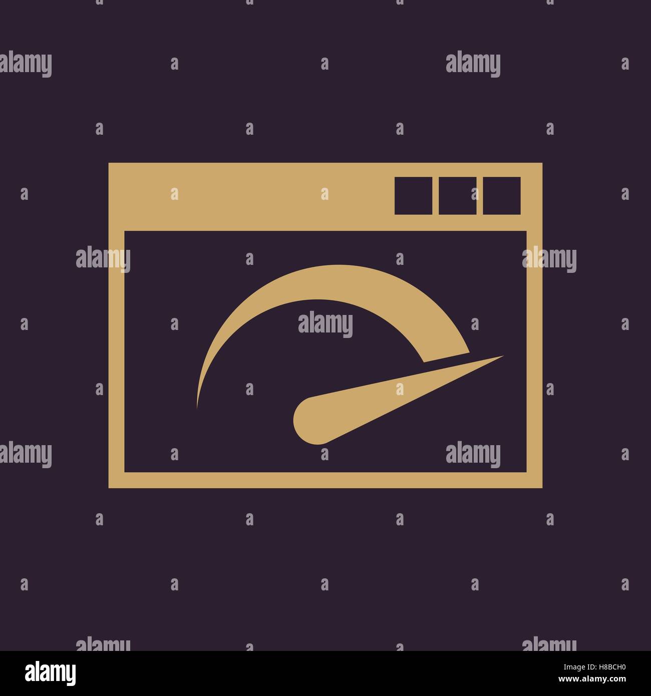 Speed internet test icon. vector design. Speed test symbol. web ...