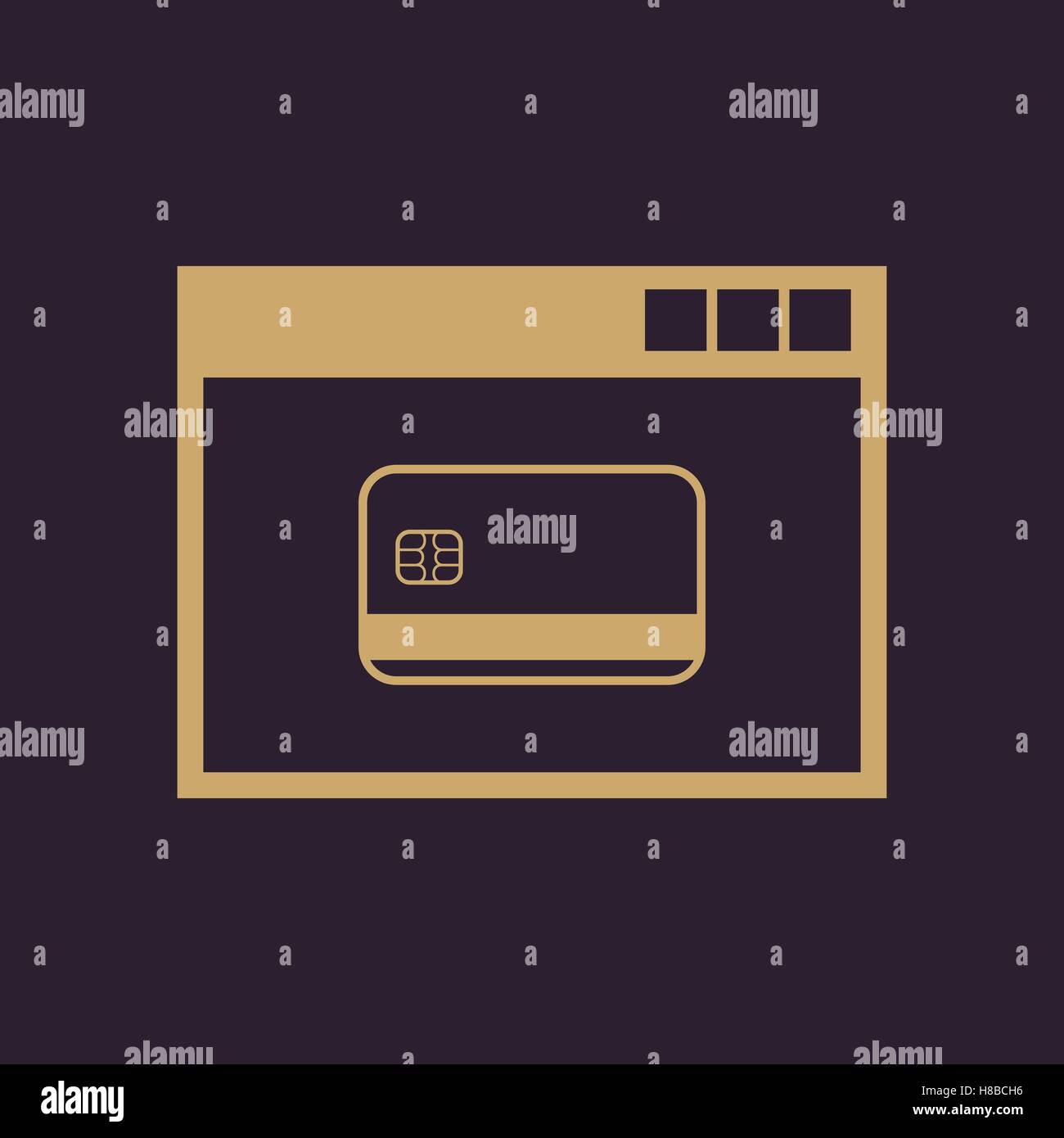 Online payment icon. vector design. Online payment symbol. web. graphic ...