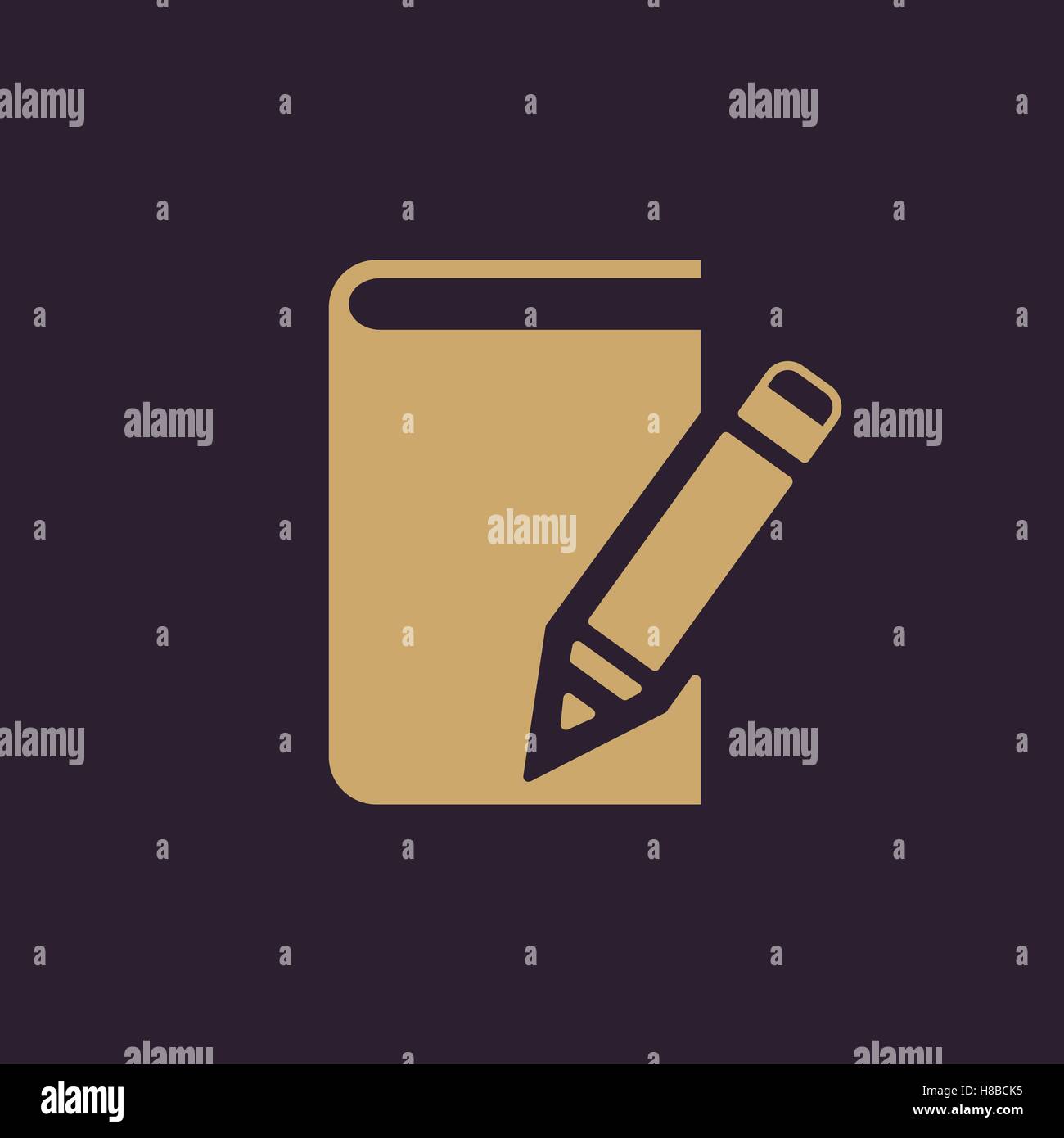 Notebook icon. vector design. Diary and sketchpad, Notebook symbol. web ...