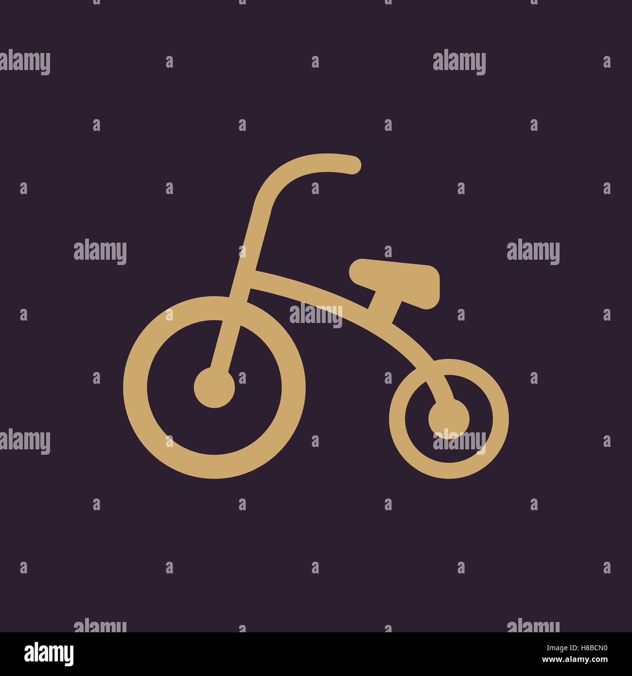 Tricycle icon. design. Bike, bicycle, Tricycle symbol. web. graphic. AI ...