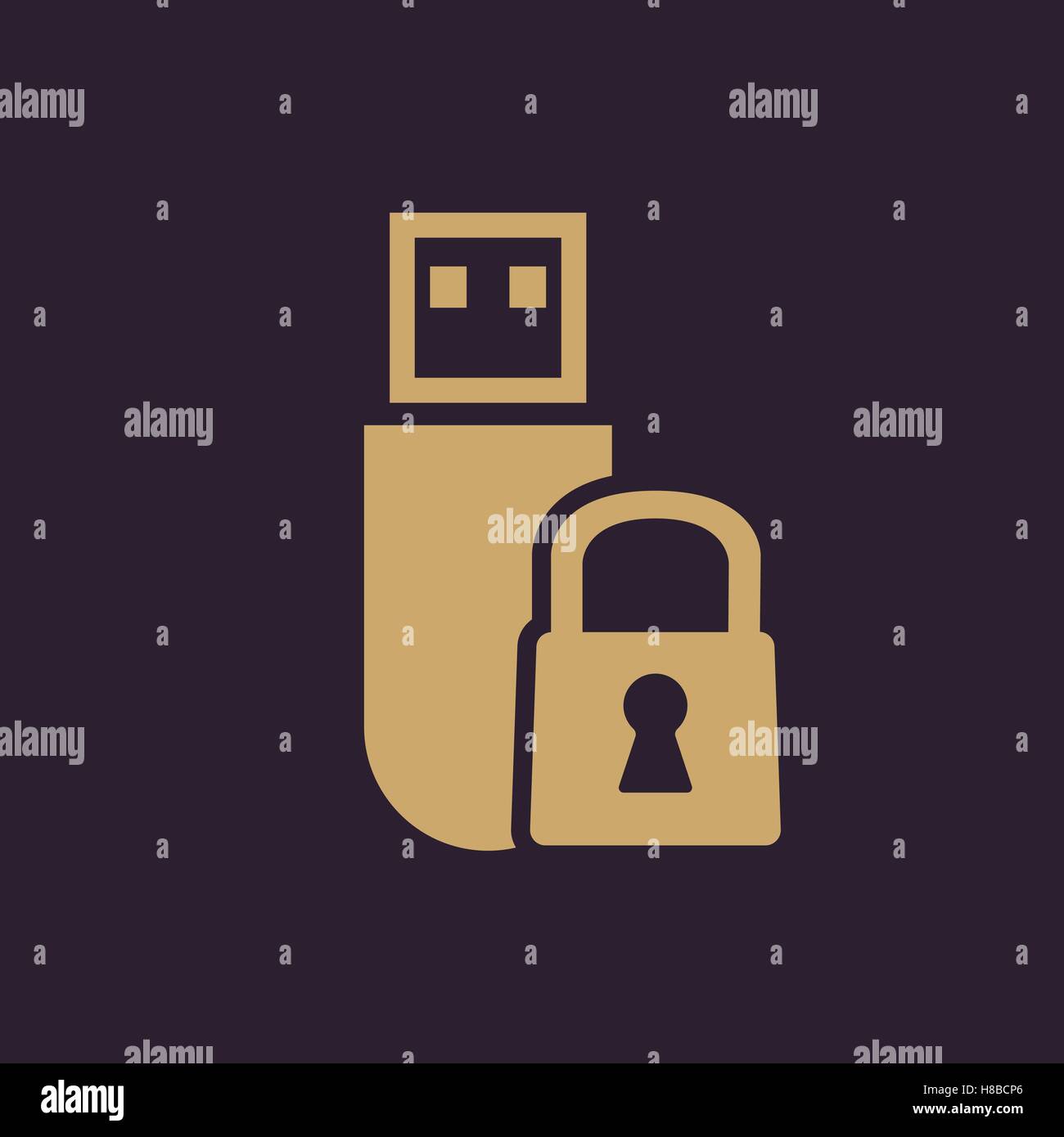 The data protection icon. Transfer and connection, data protection ...
