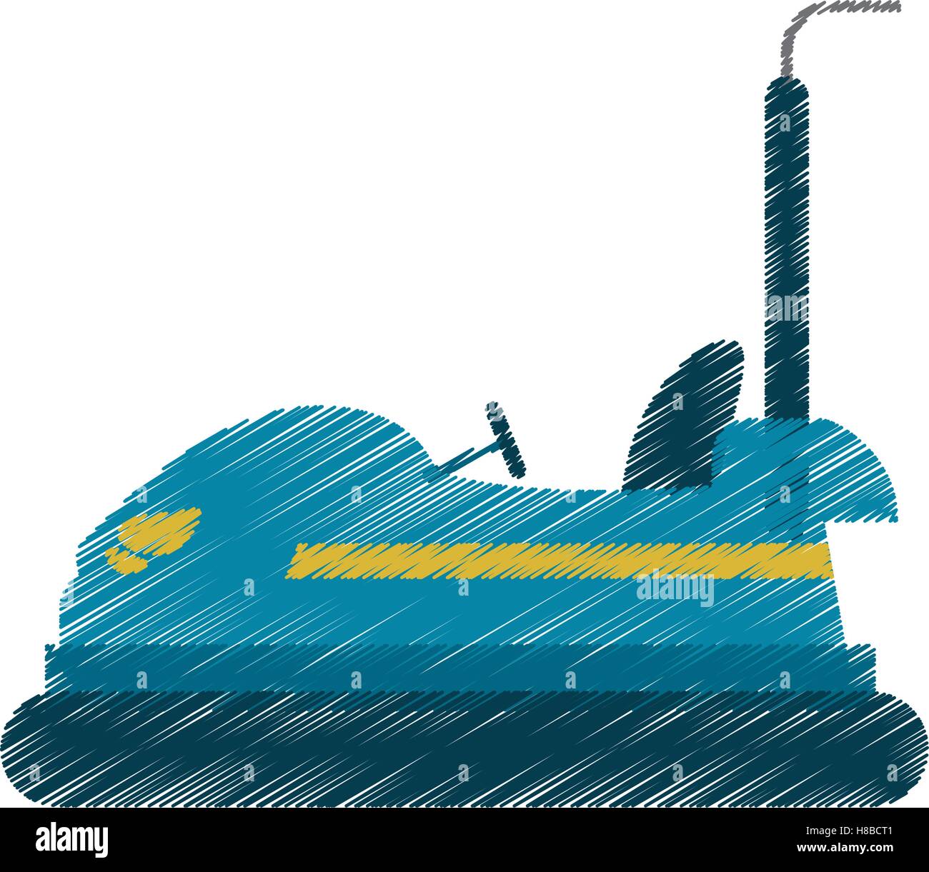 Isolated bumper car design Stock Vector Image & Art - Alamy