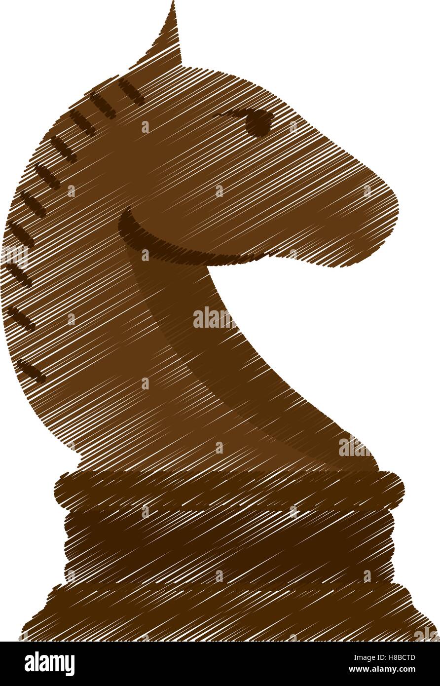 Isolated chess horse design Stock Vector Image & Art - Alamy