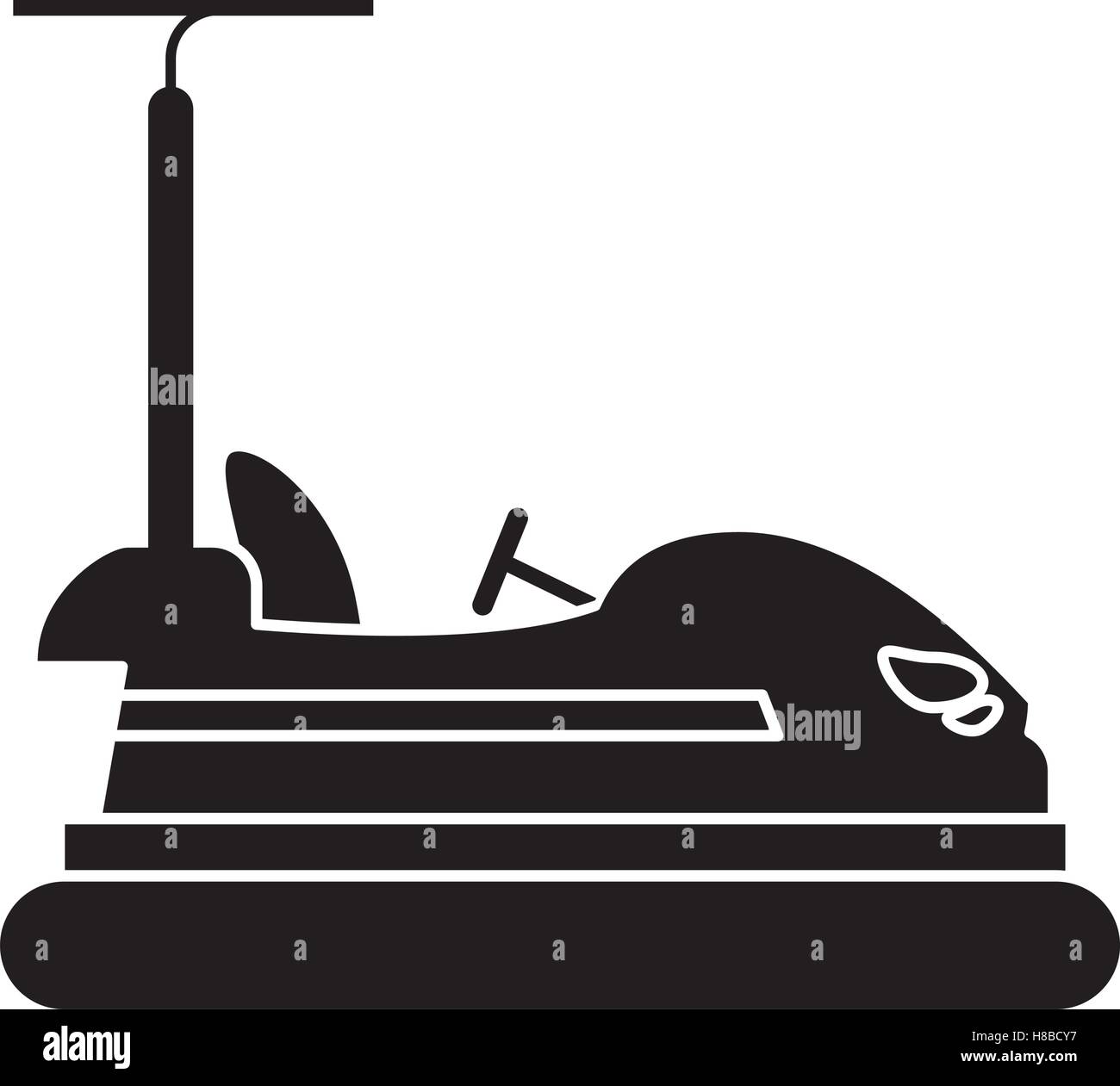 Isolated bumper car design Stock Vector Image & Art - Alamy